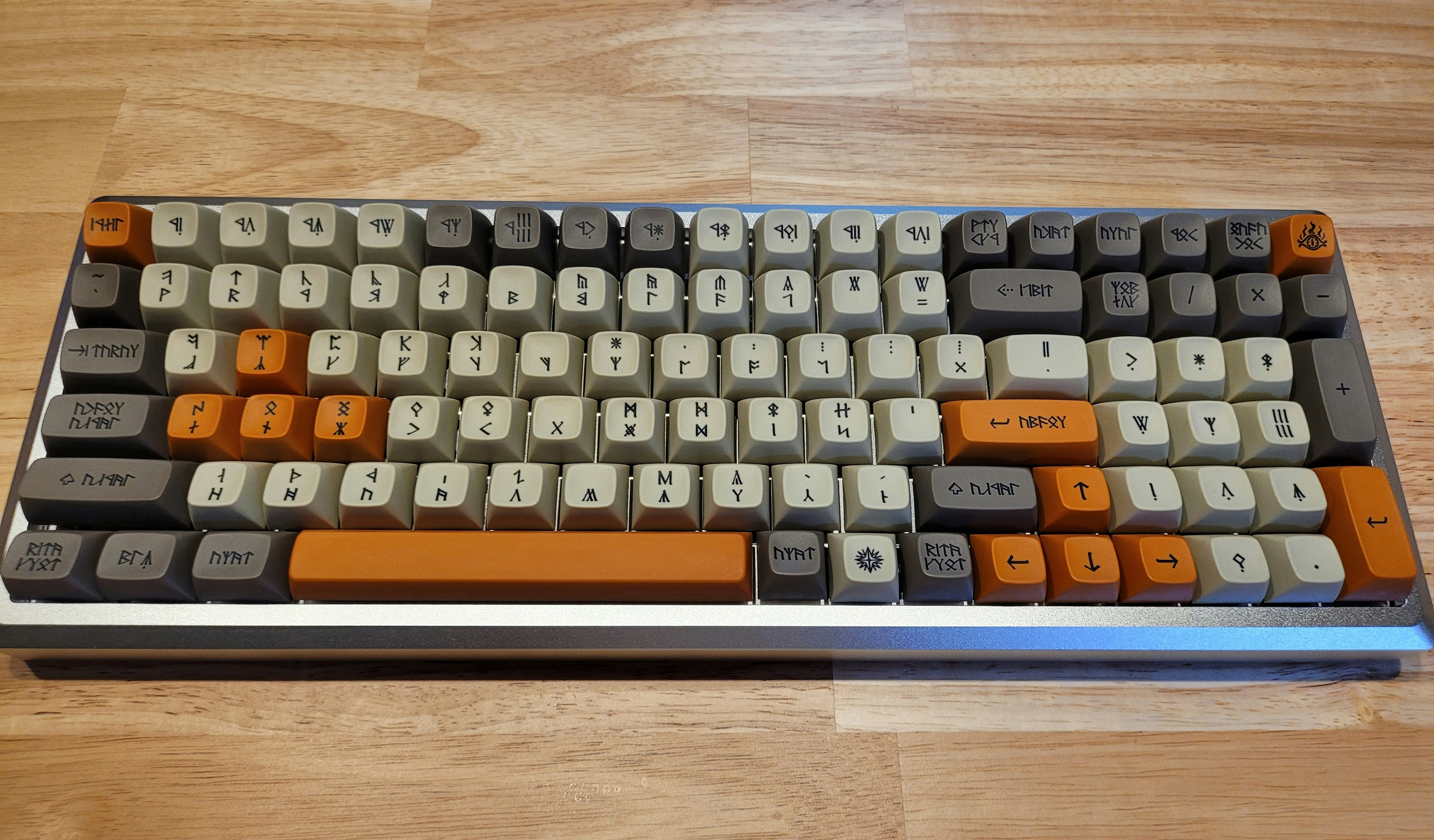 Base, Numpad, and Durin's on a YMDK96 | Drop