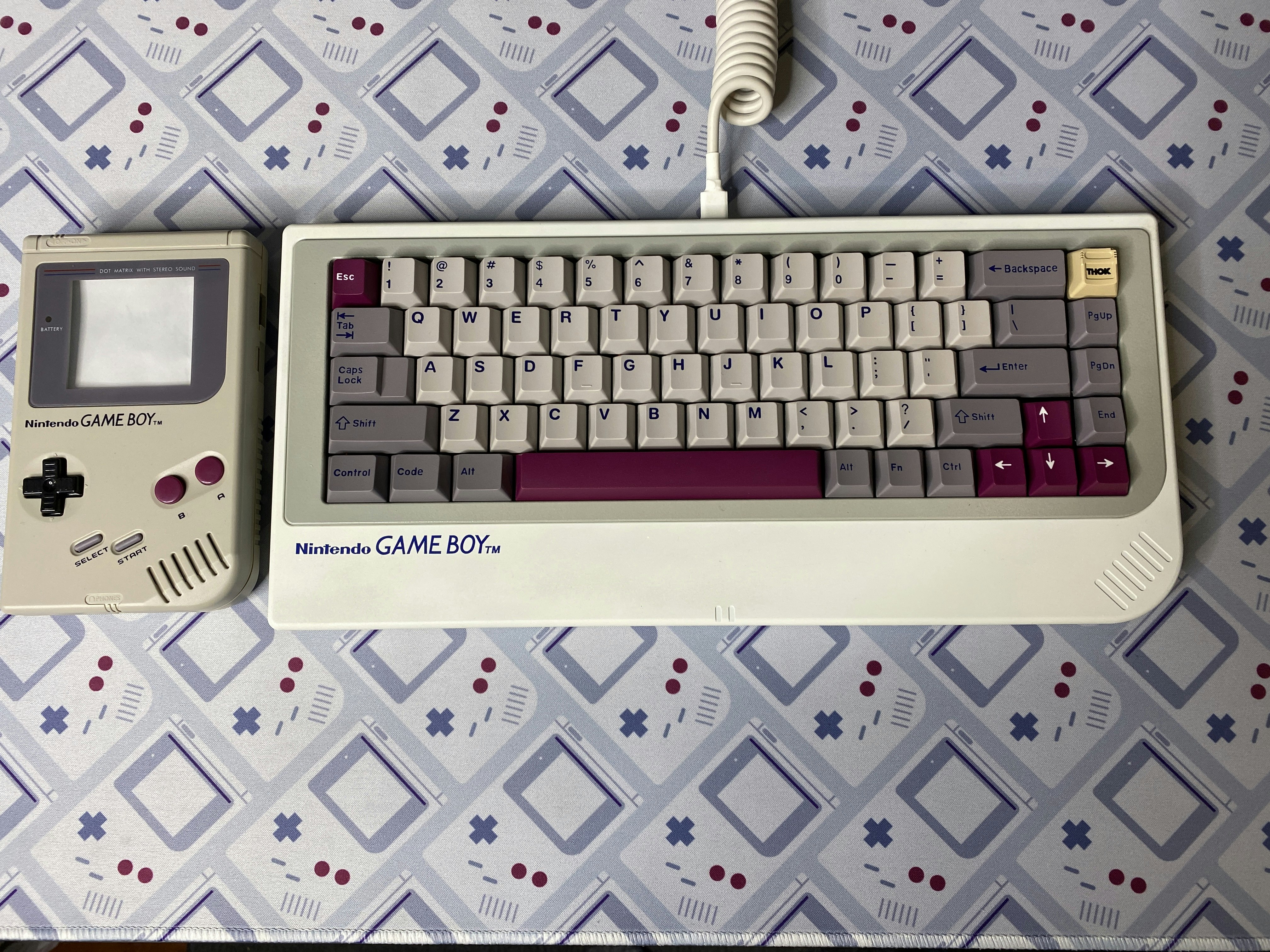 Game boy Inspired custom key board. | Drop