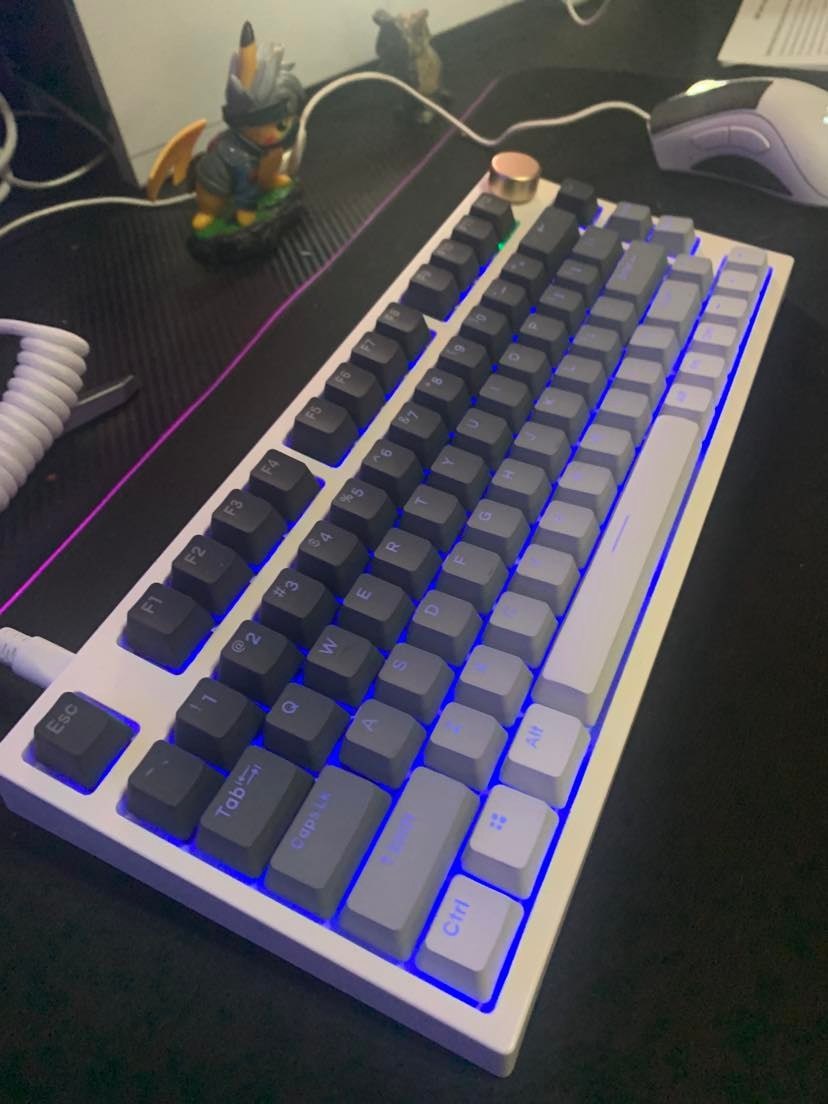 Keydous NJ80 Barebones Bluetooth RGB Hot-Swappable Keyboard | Drop