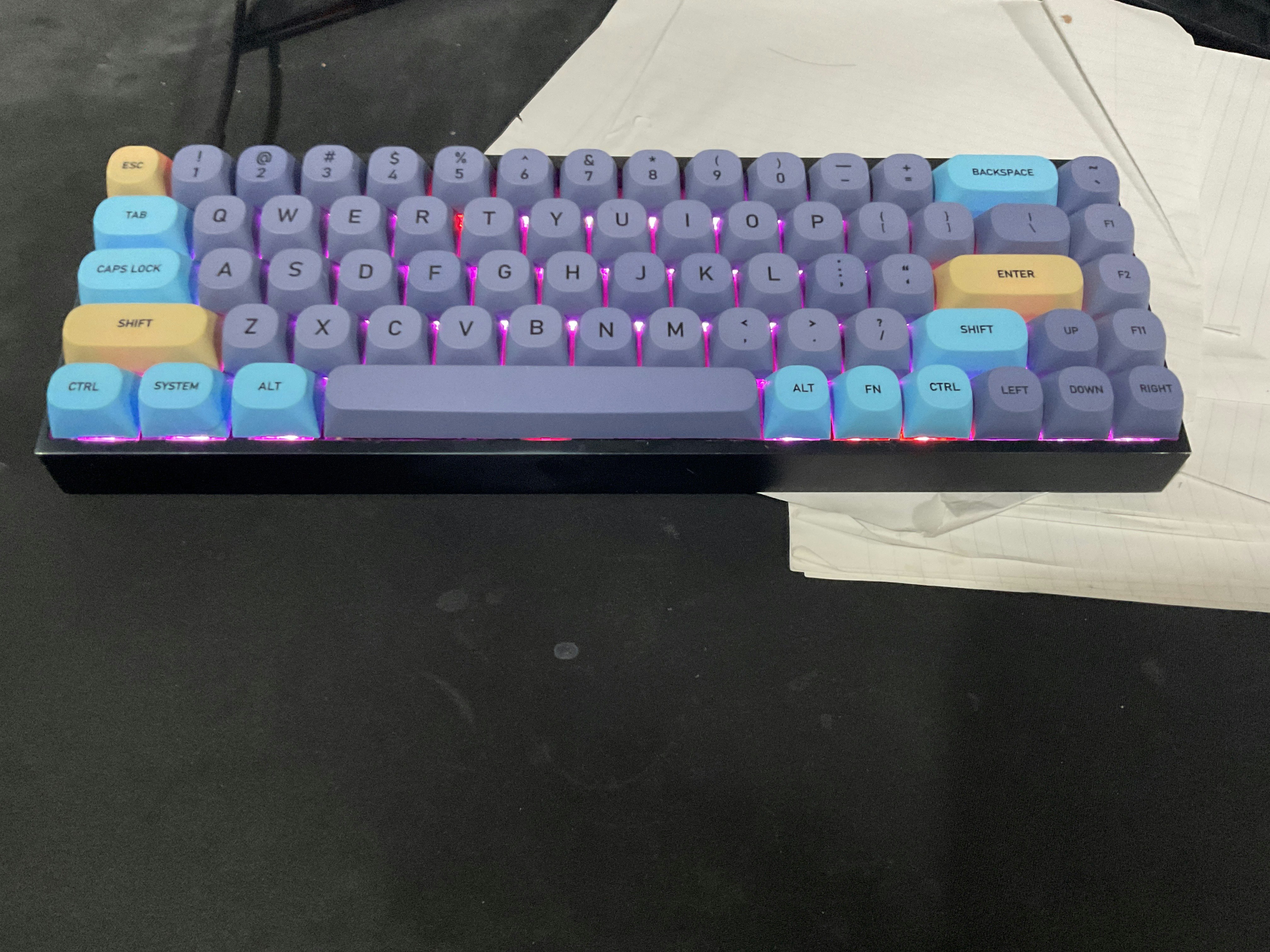 IDOBAO MA Blue Cat PBT Dye-Subbed Keycap Set | Mechanical Keyboards ...