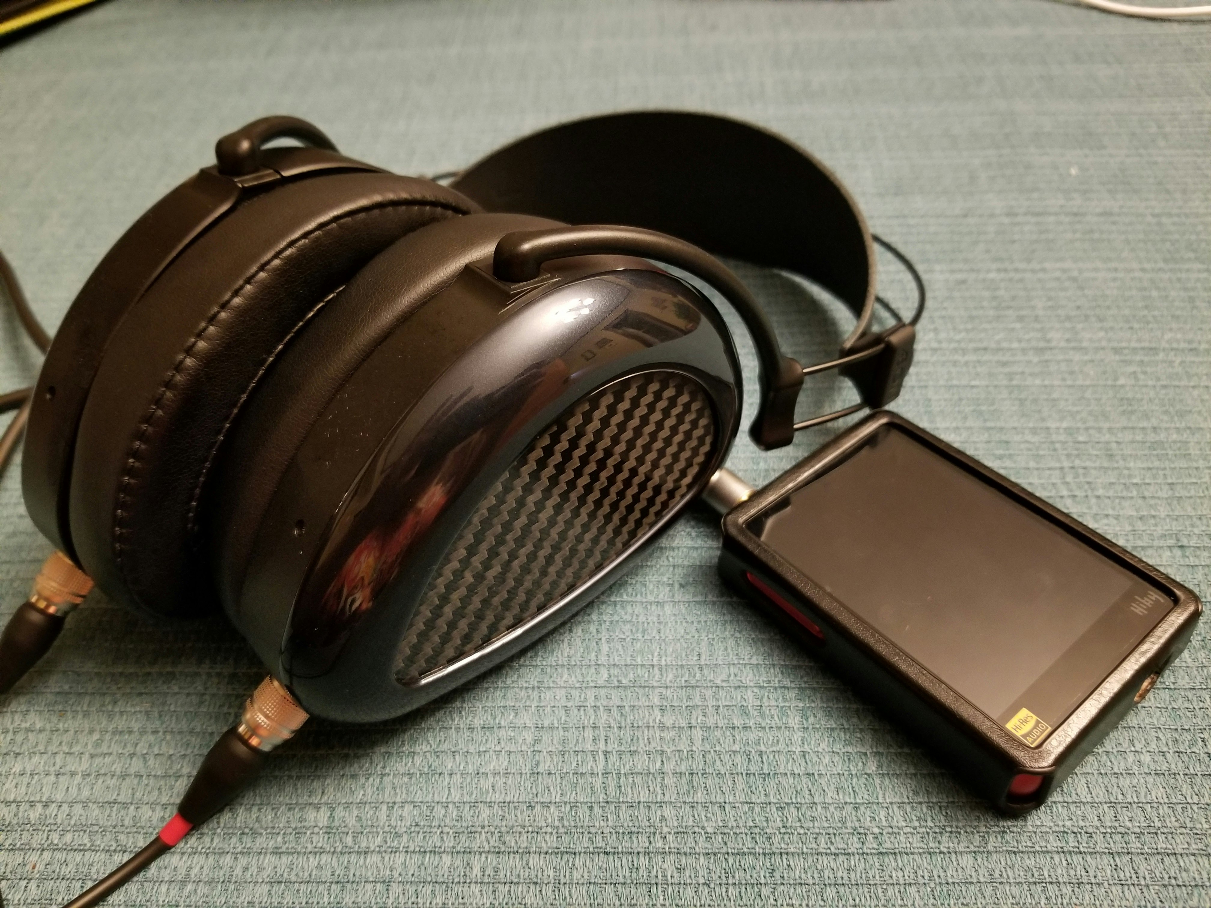 The Hiby R3 Pro Sabre is not quite powerful enough to drive these. At ...