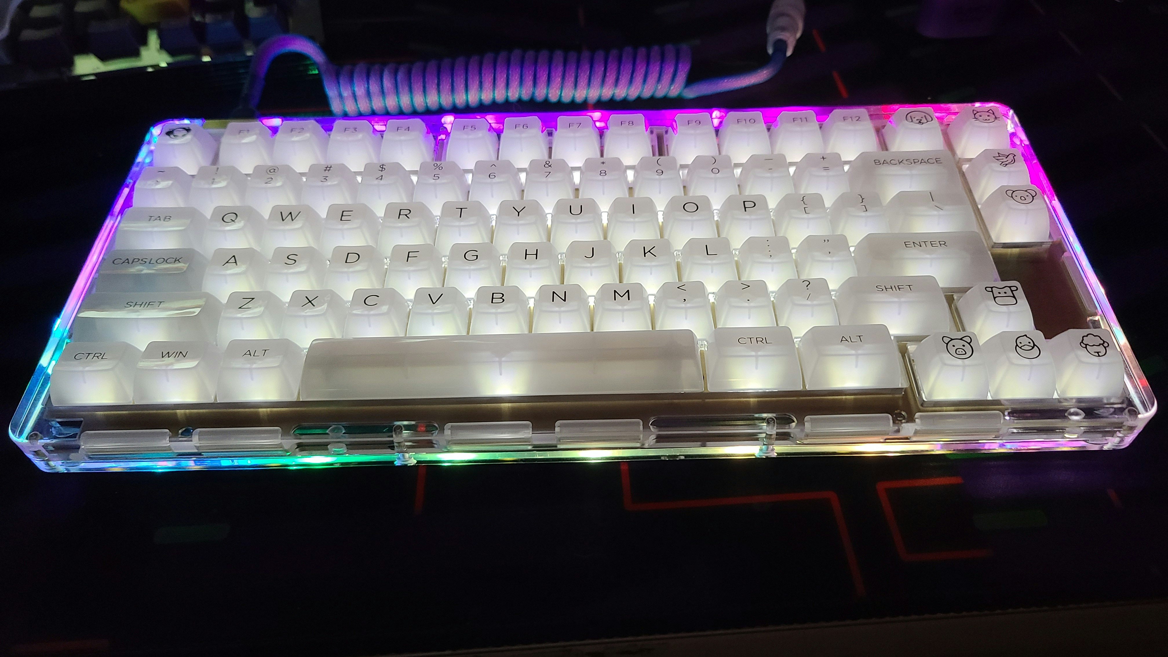 IDOBAO ID80 Crystal Gasket Barebones Keyboard Kit | Mechanical ...