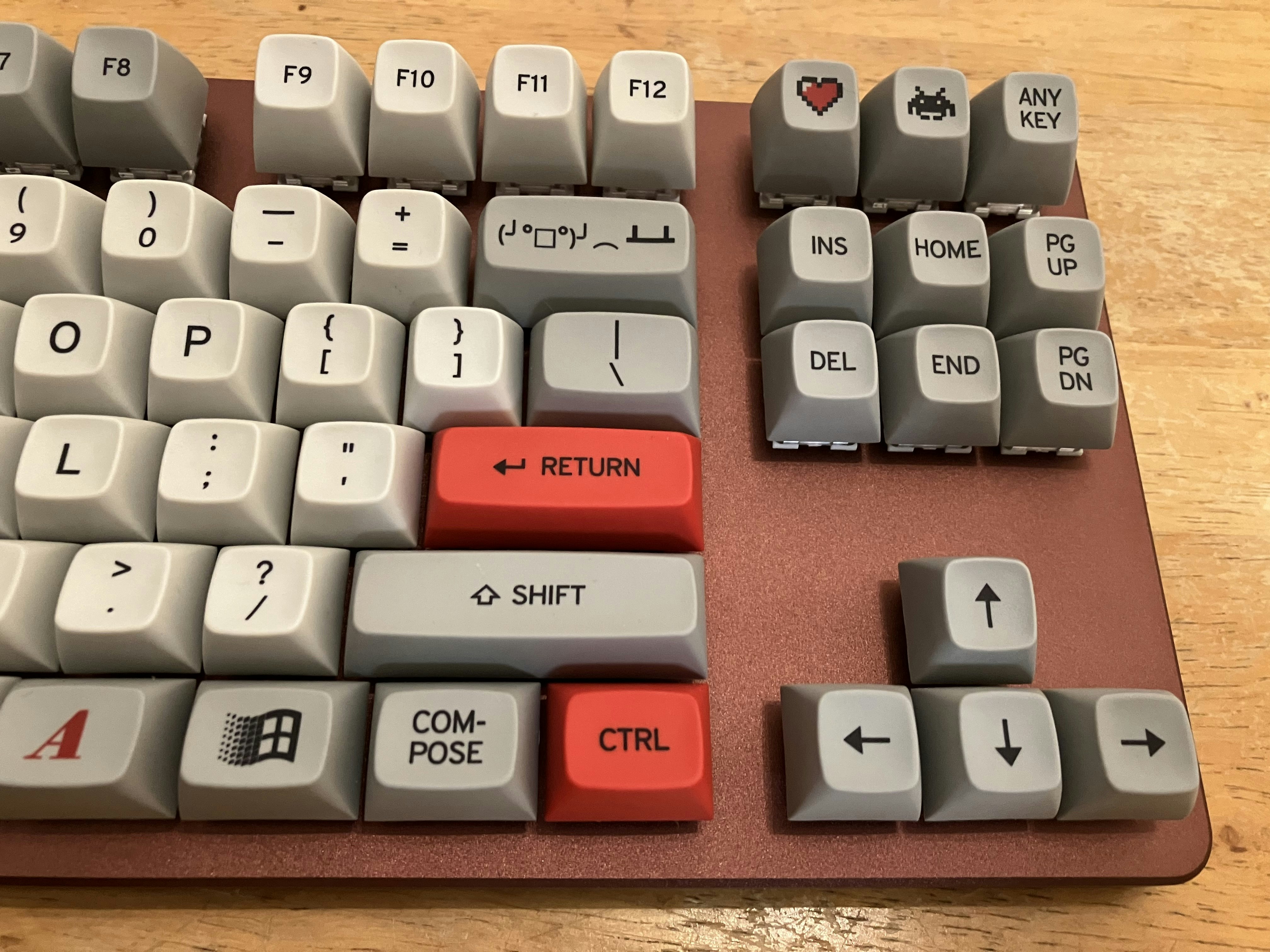 Burgundy with dev/tty | Drop