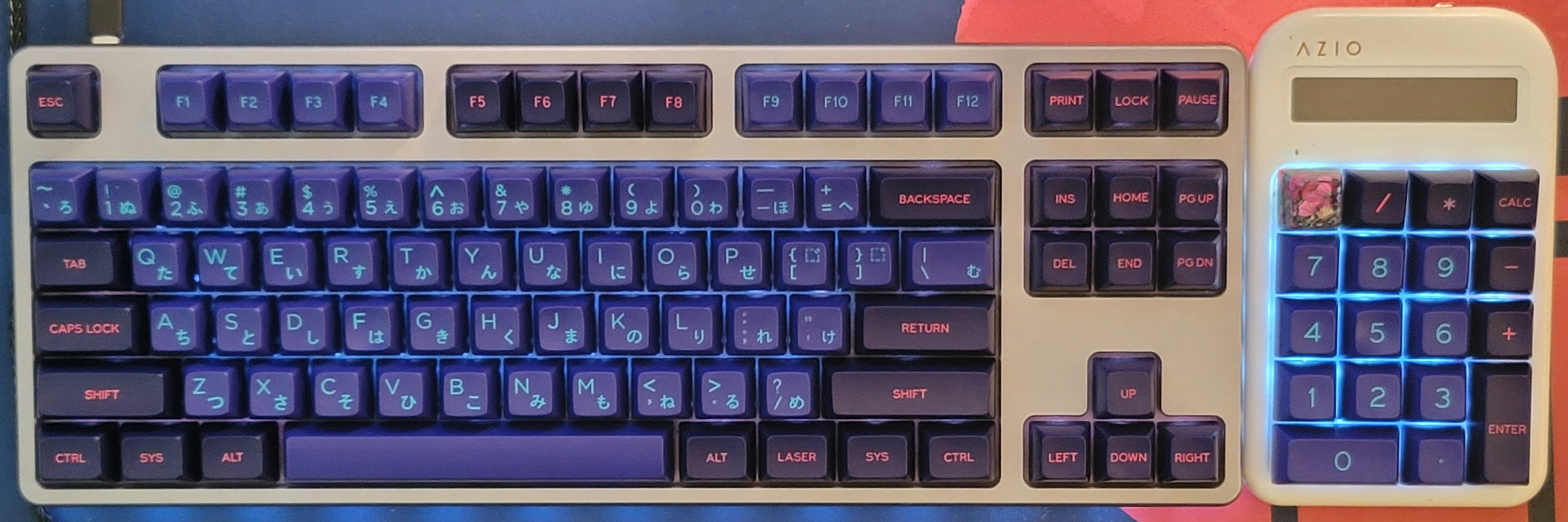 Drop CTRL + Panda X + AZIO numpad + SA Laser