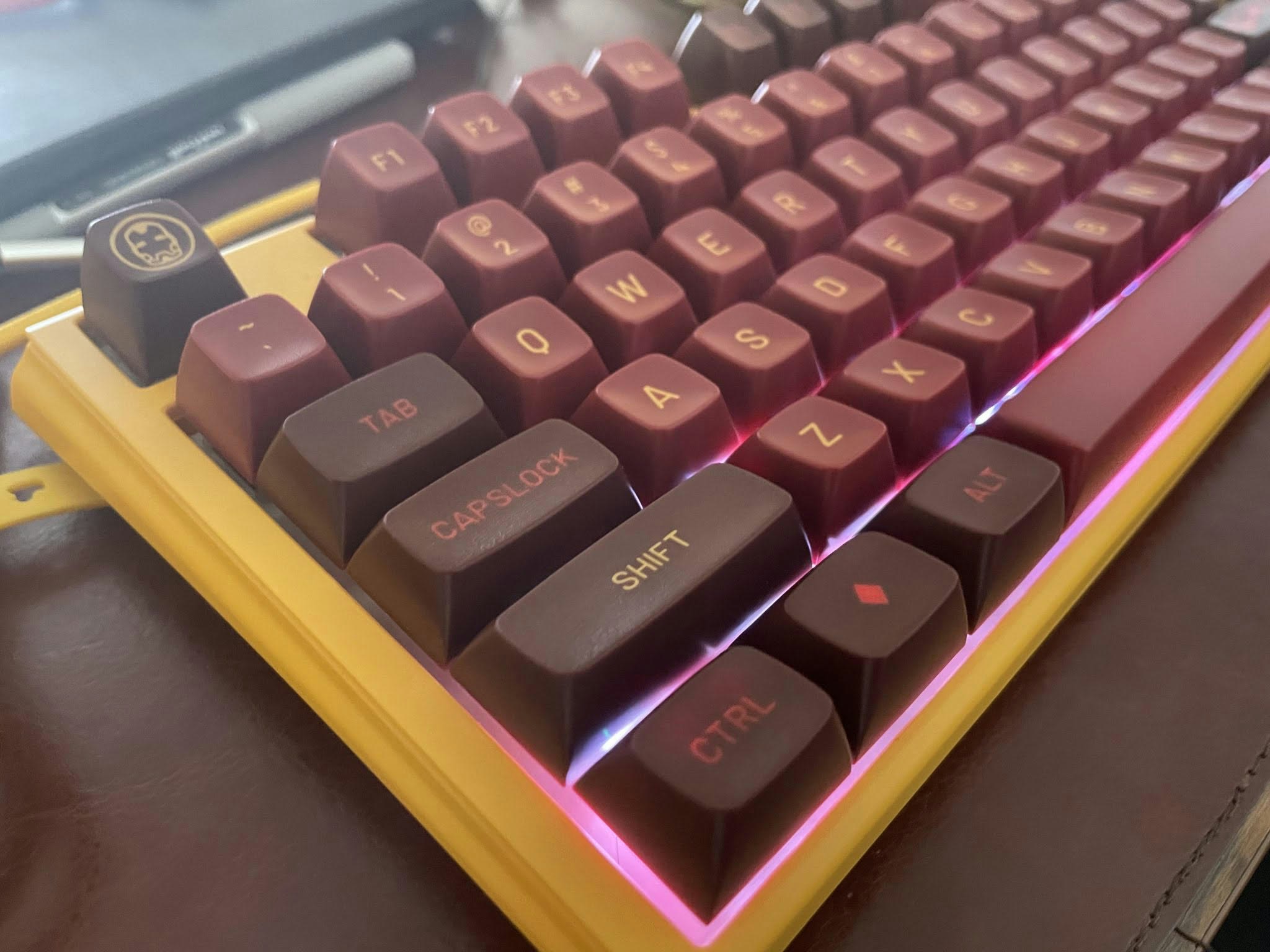 Ducky One 3 - Iron Man Keycaps upgrade | Drop