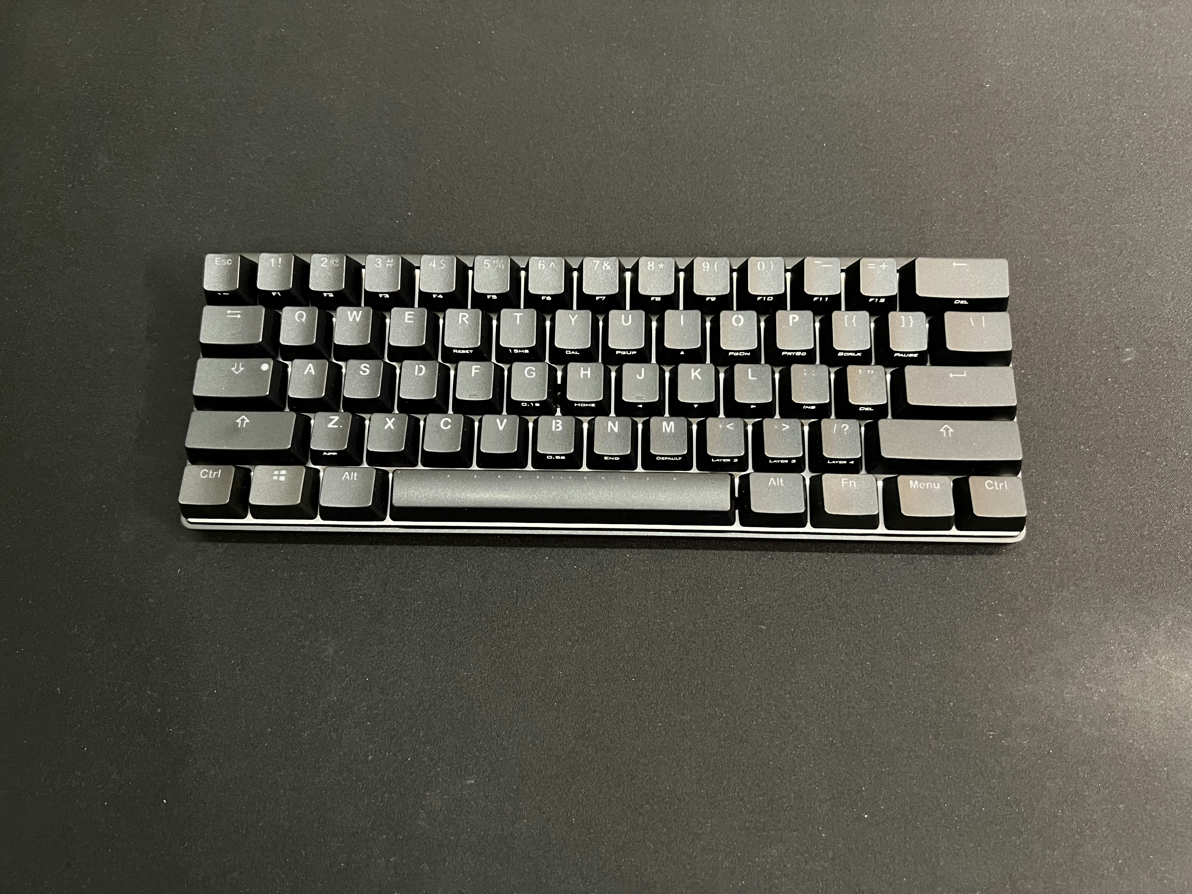 Pok3r RGB - MX Silent Blacks | Drop