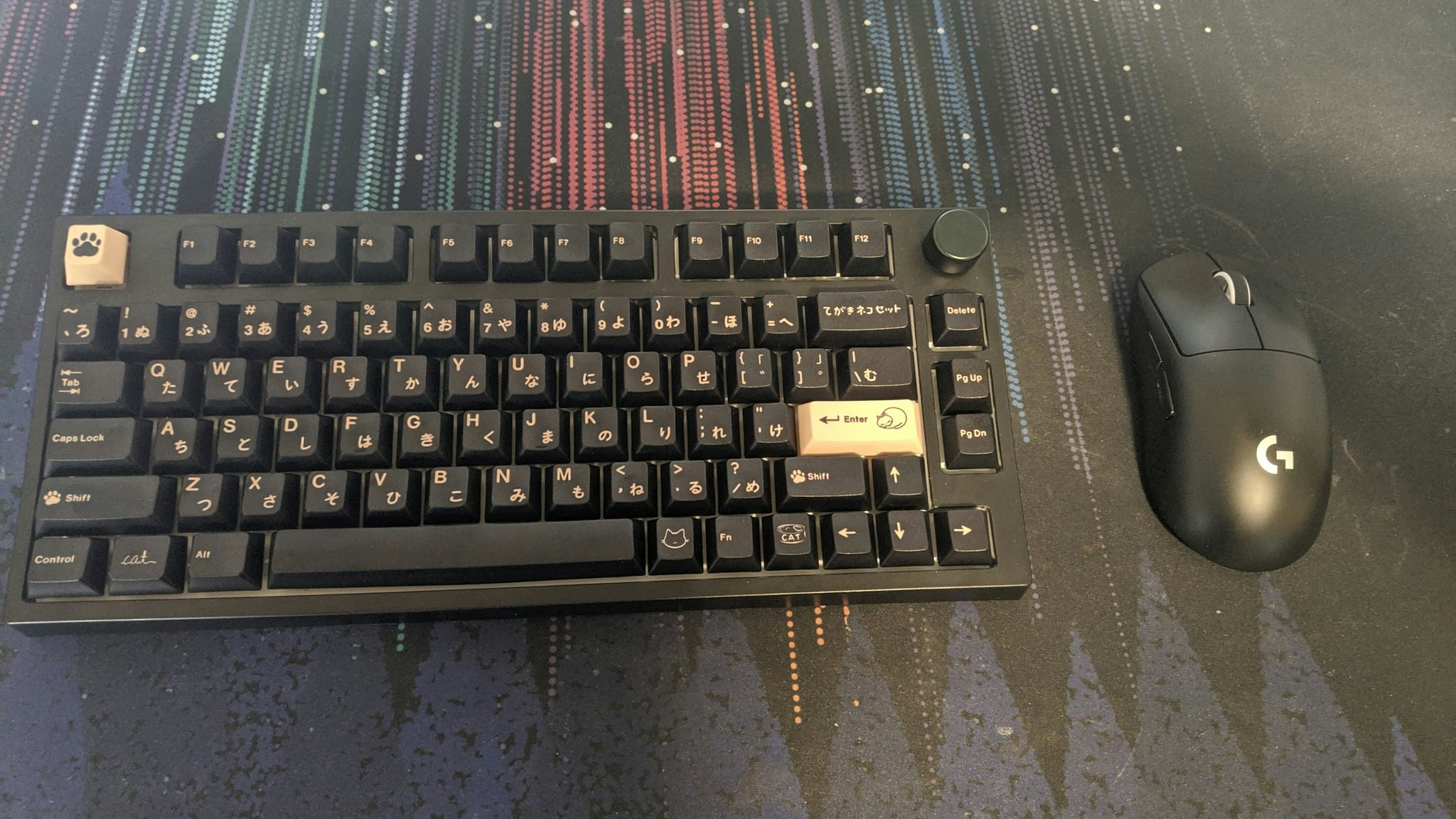 Kitty Keycaps on a Epomaker TH80 | Drop