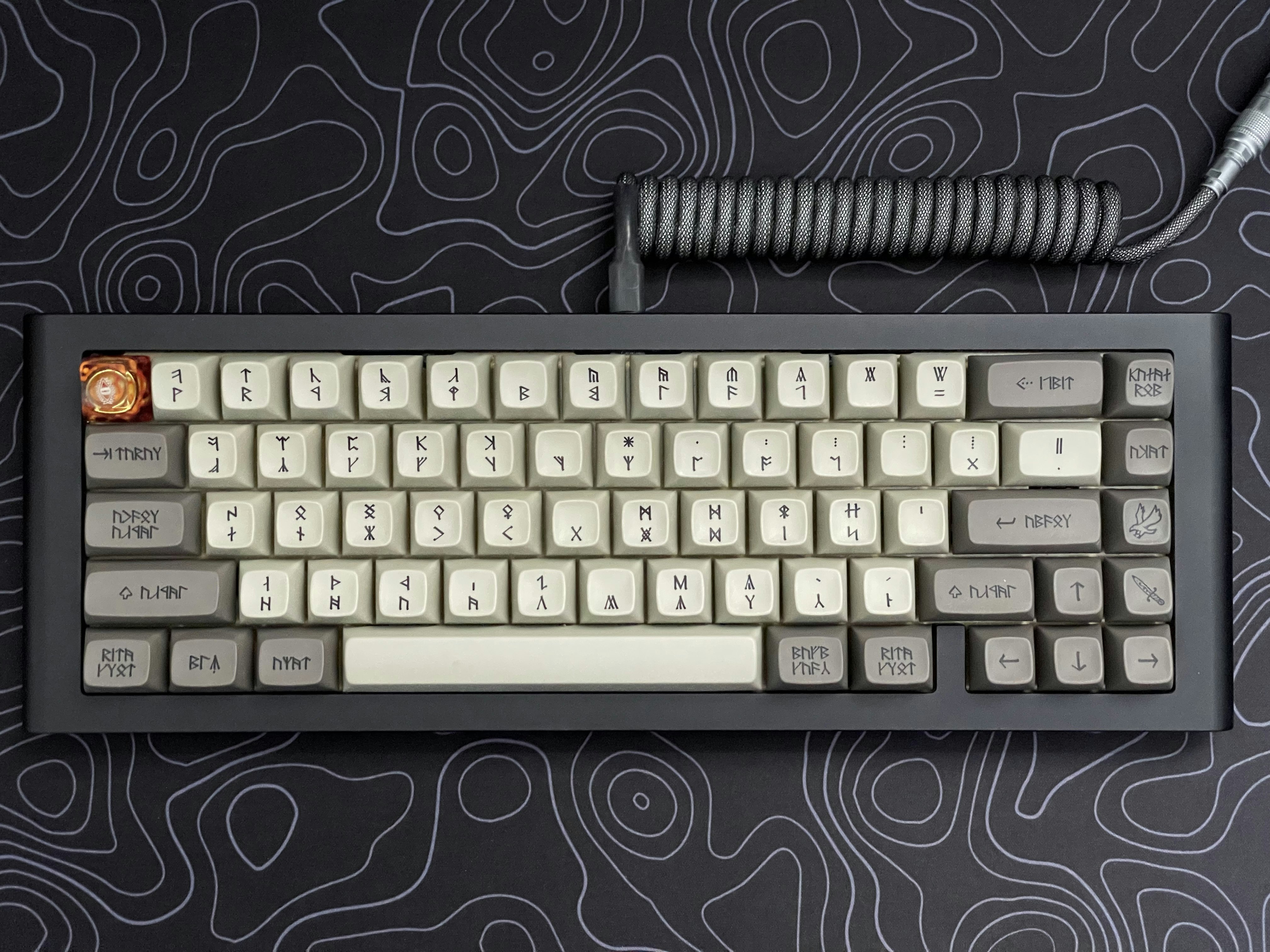 Drop + The Lord of the Rings™ MT3 Dwarven Keycap Set - Dwarvish ...