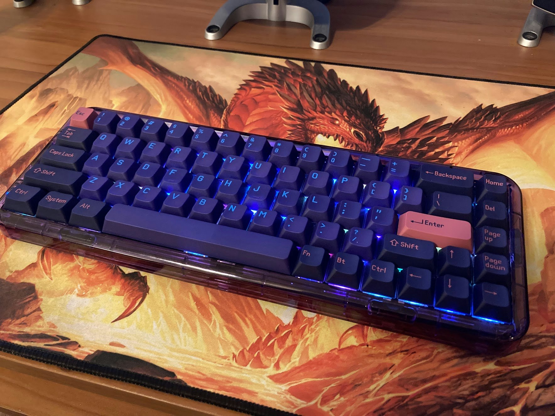 MelGeek Mojo68 65% Wireless RGB Hot-Swappable Keyboard | Mechanical ...