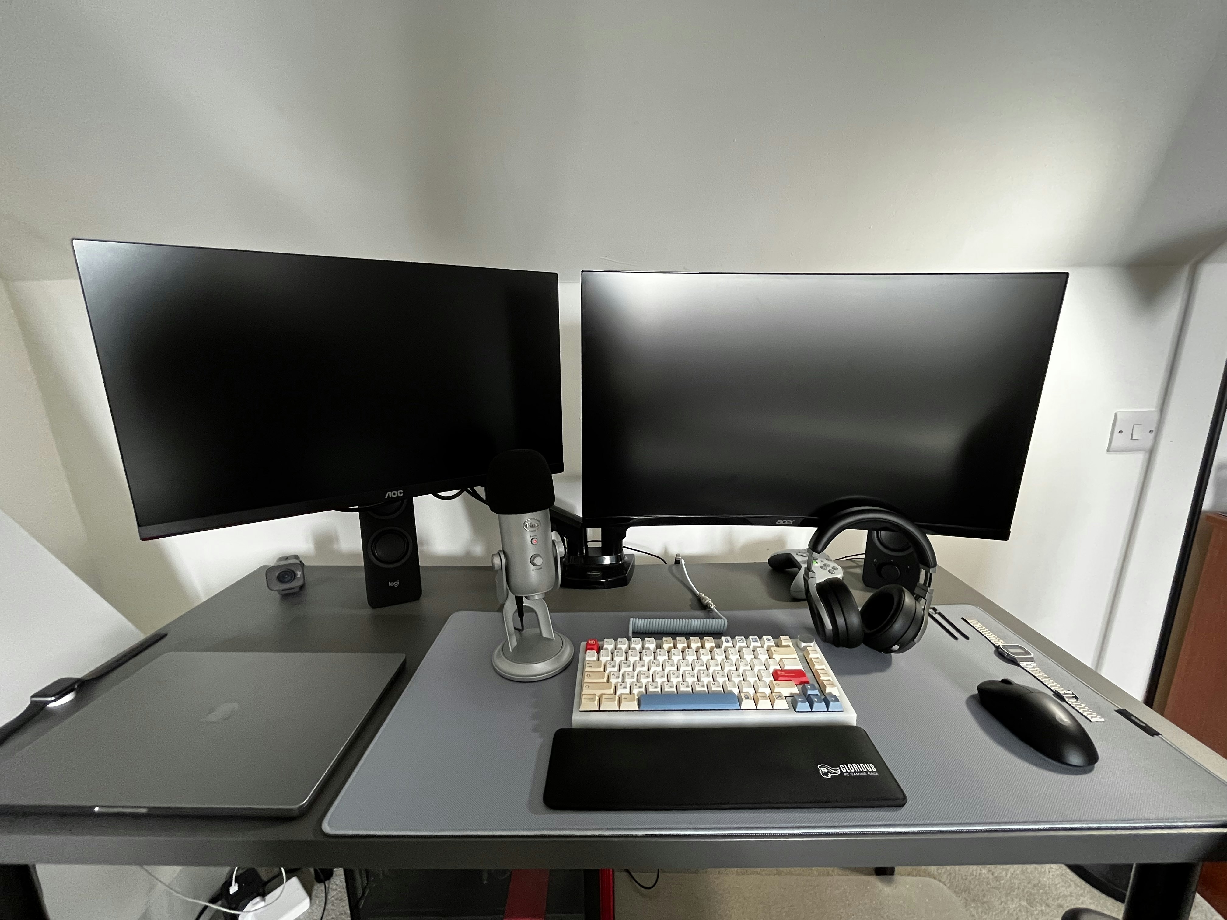 Drop Strata Desk Mat - Steel (Medium Gray) | Battlestations | Desk Mats ...