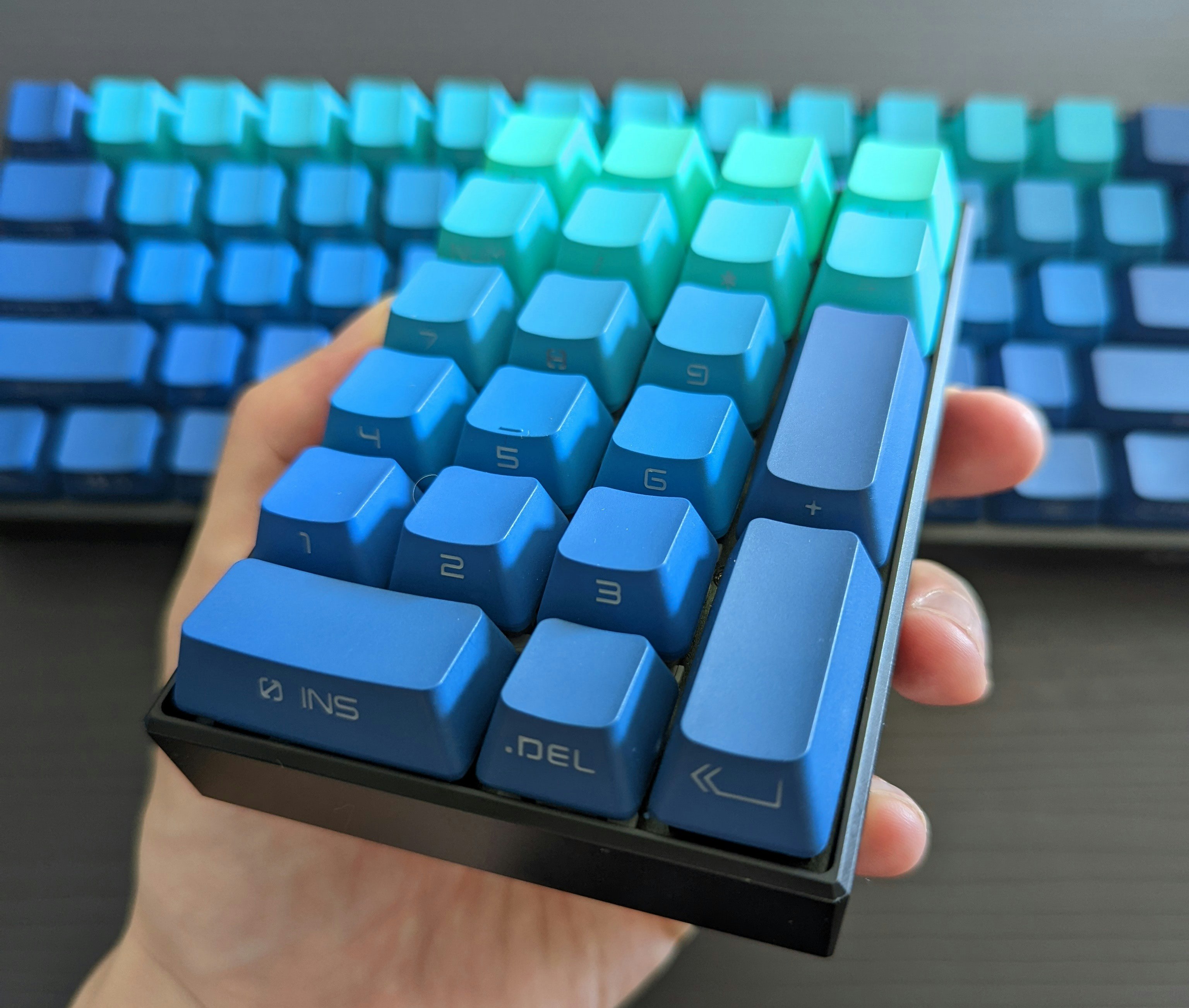 IDOBAO Gradient Shine-Through PBT Sidelit Keycap Set | Mechanical ...