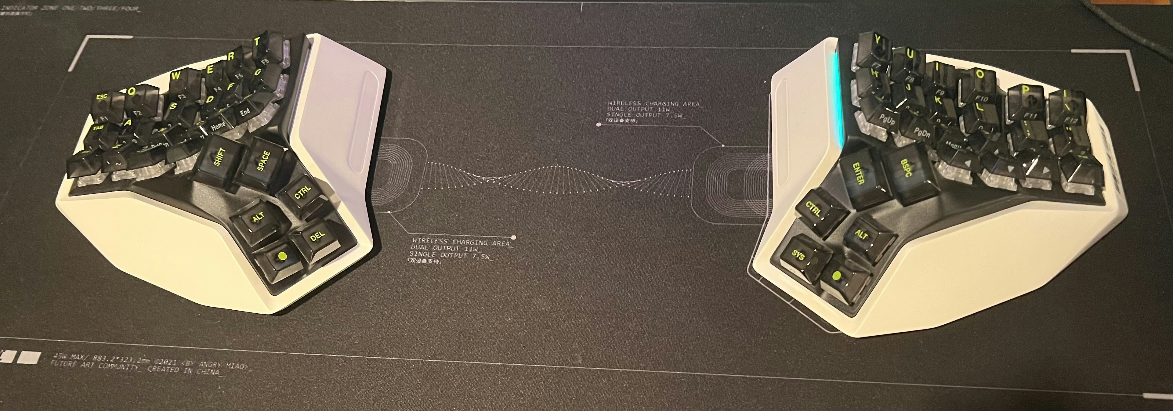 Angry Miao HATSU Wireless Split Ergonomic Keyboard | Mechanical ...