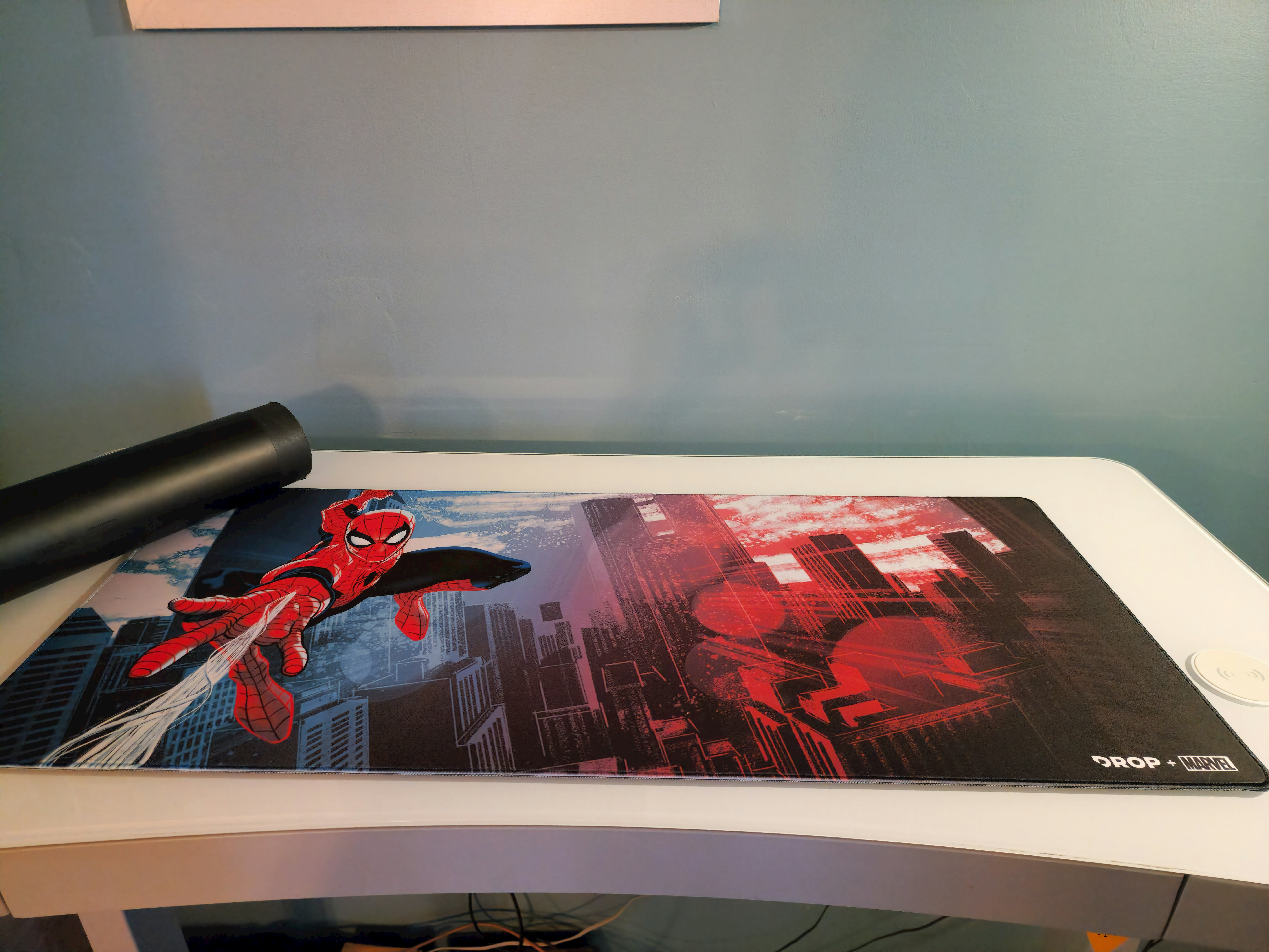 Drop + Marvel Spider-Man Pursuit Desk Mat | Mechanical Keyboards | Desk ...
