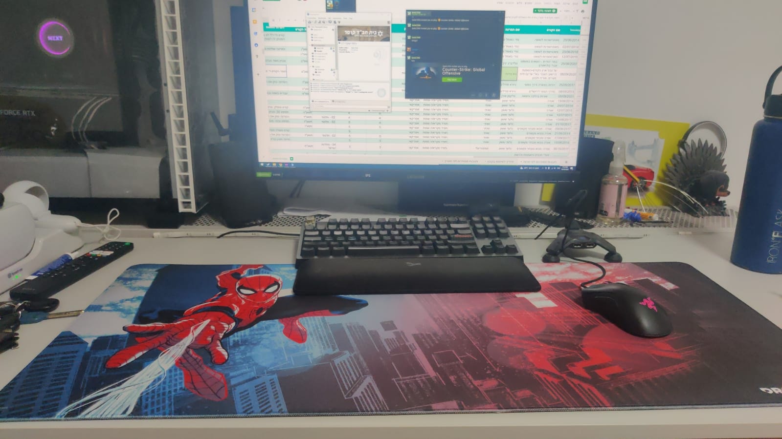 Drop + Marvel Spider-Man Pursuit Desk Mat | Mechanical Keyboards | Desk ...