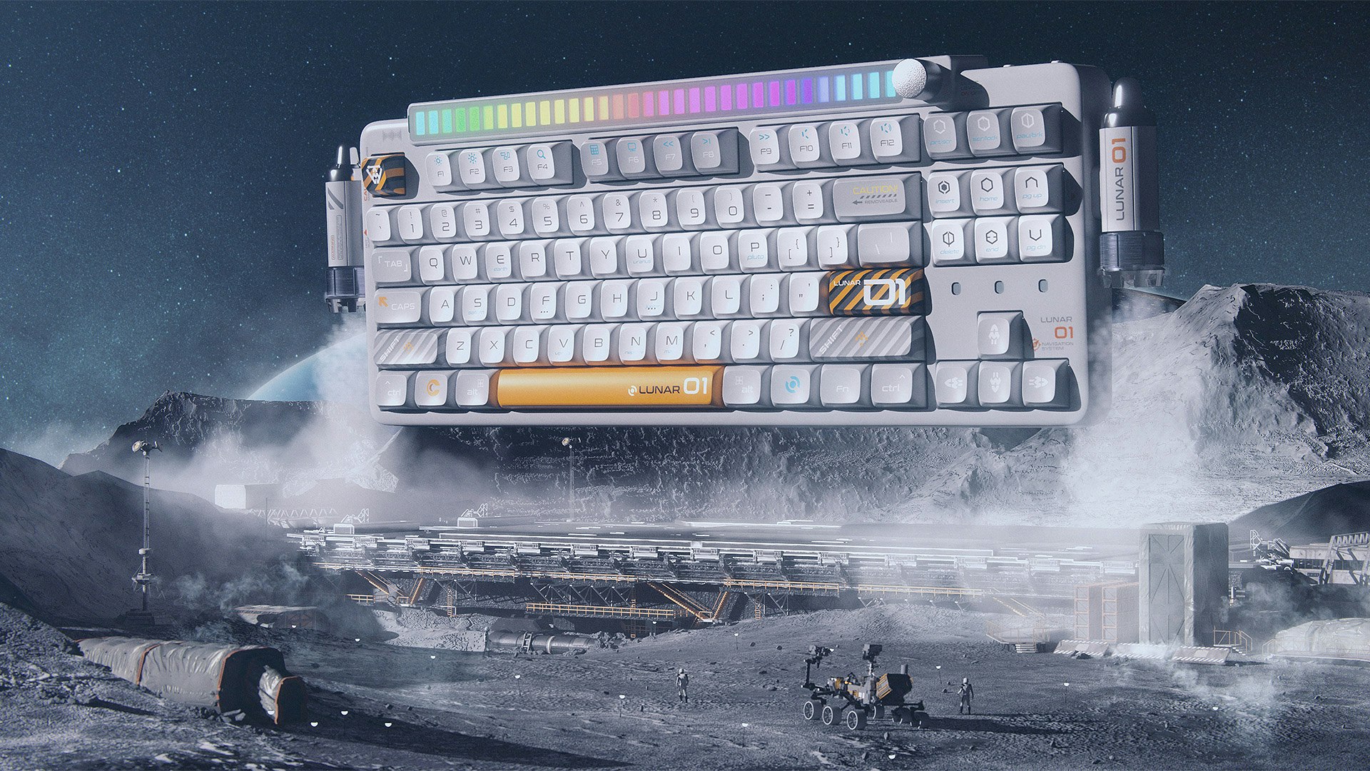 KeysMe Lunar 01 Wireless Mechanical Keyboard | Mechanical Keyboards ...