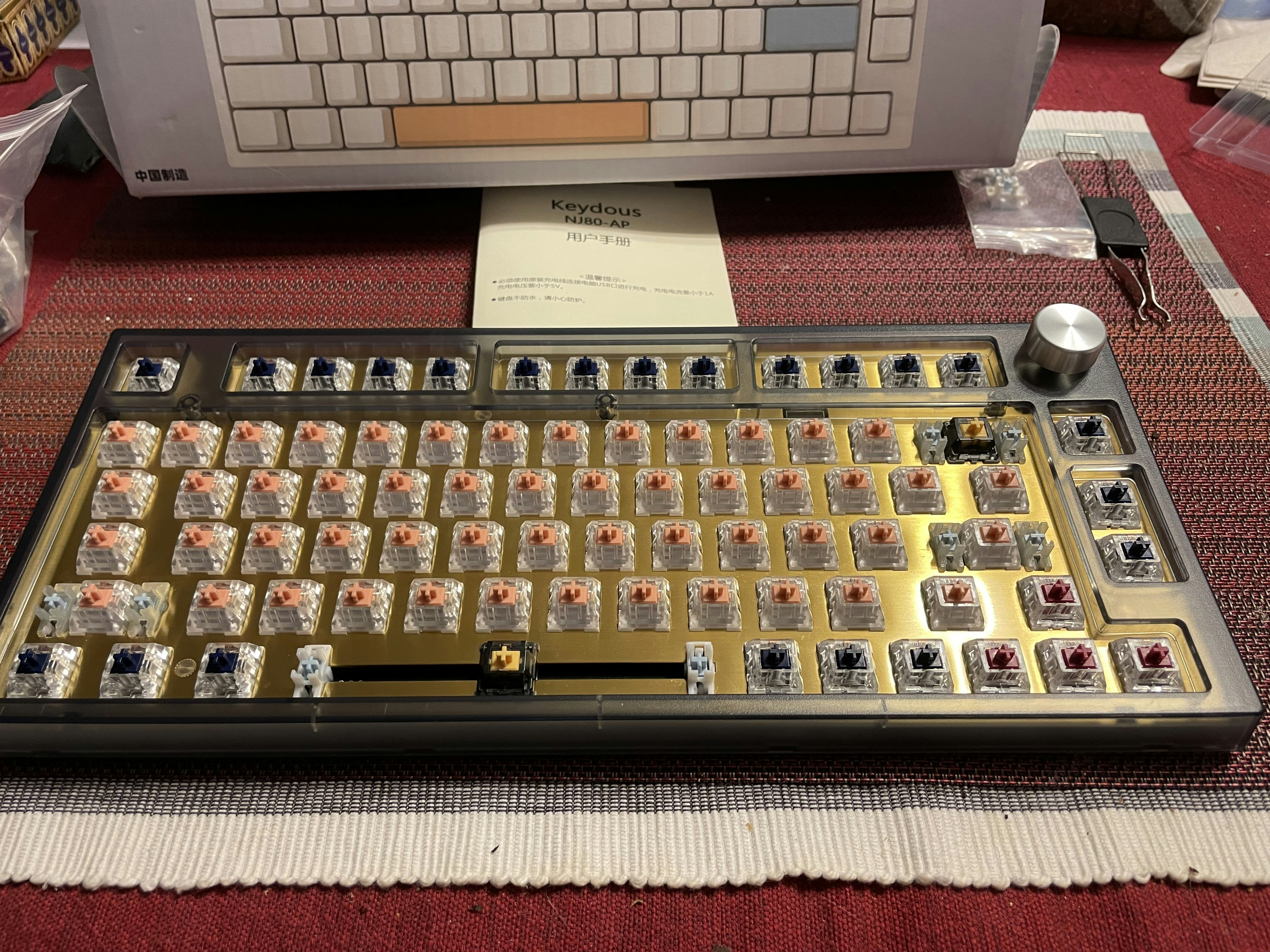 Keydous NJ80 Smoke - Switches Installed | Drop