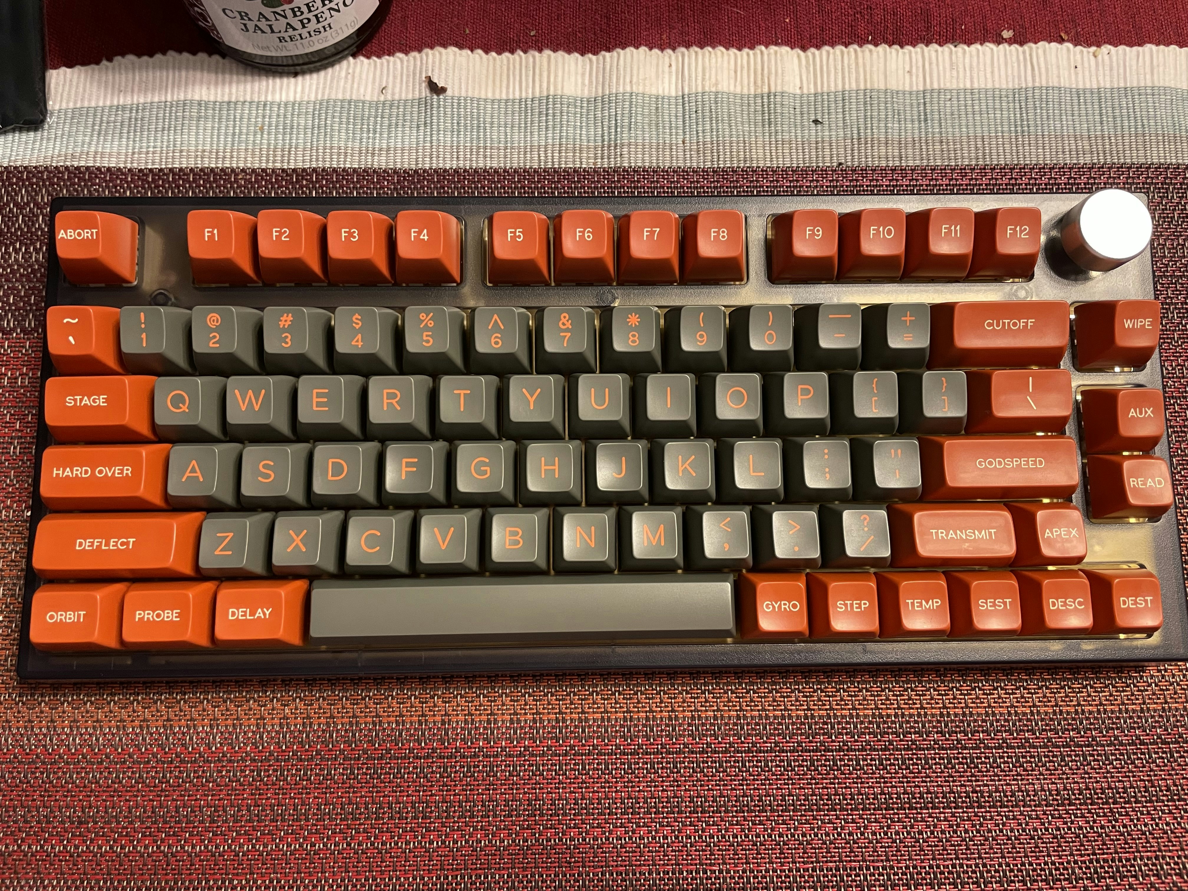 Keydous NJ80 Smoke Wireless Barebones RGB Keyboard | Mechanical ...