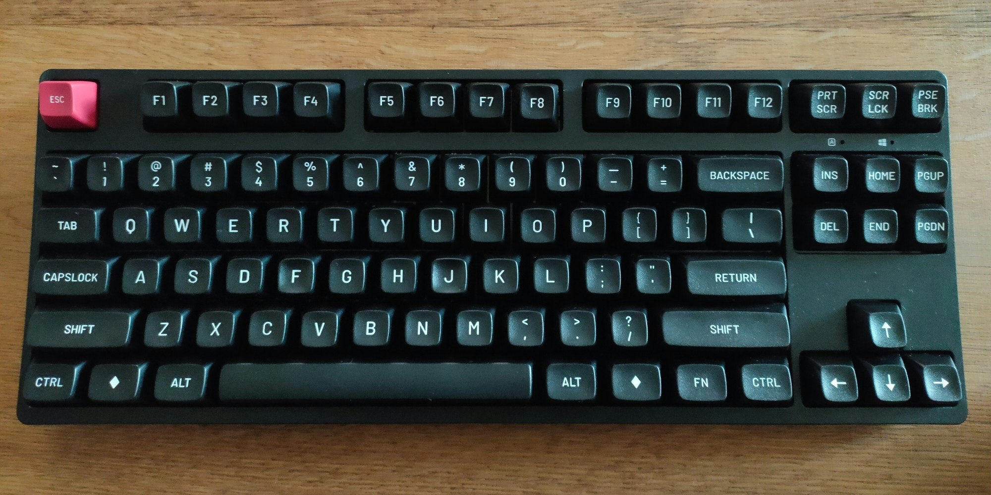 GANSS GS 87D with red ESC key from Maxkeys | Drop