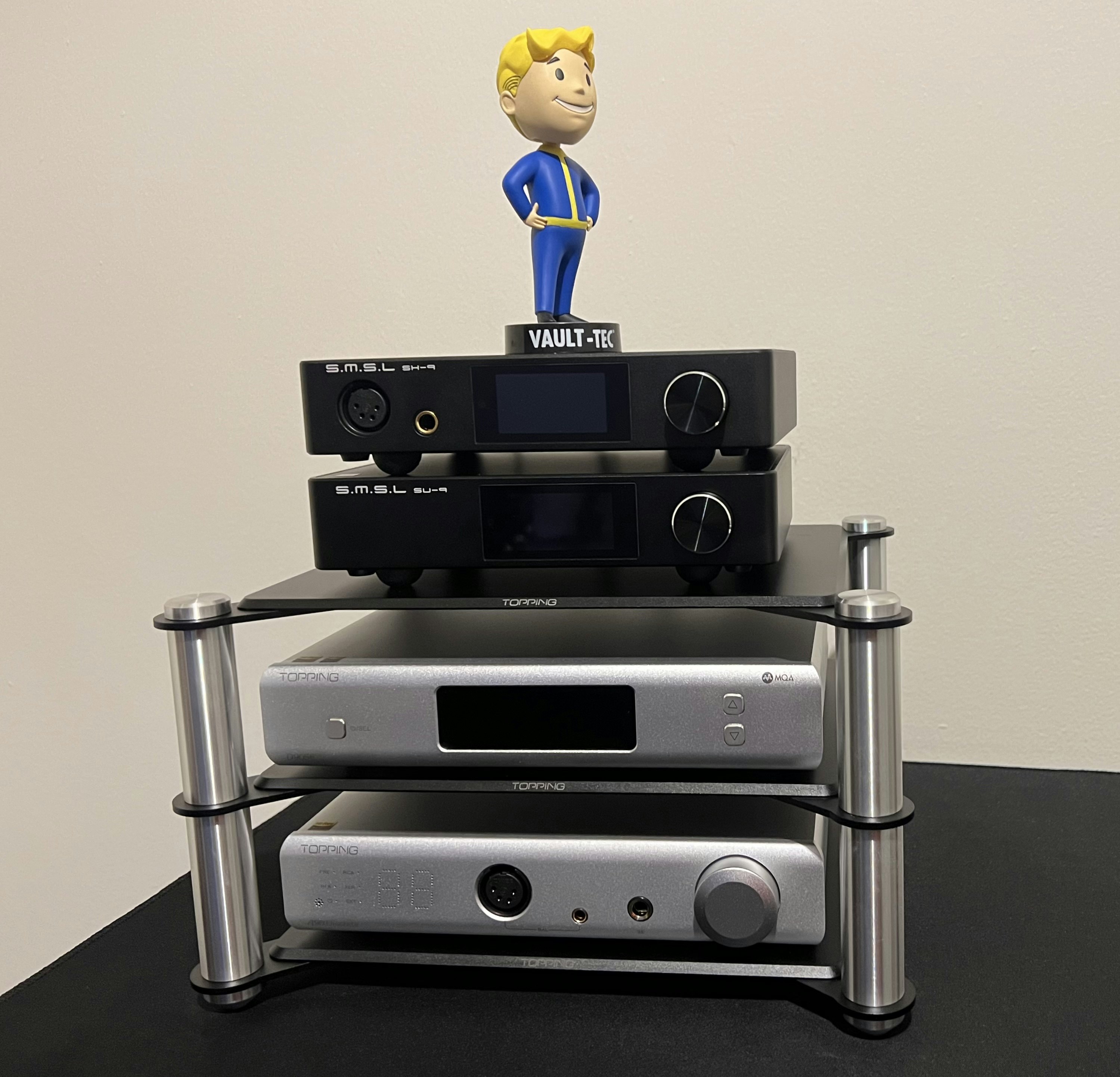 Topping D90SE DAC with Topping A90 Discrete Amplifier | Drop