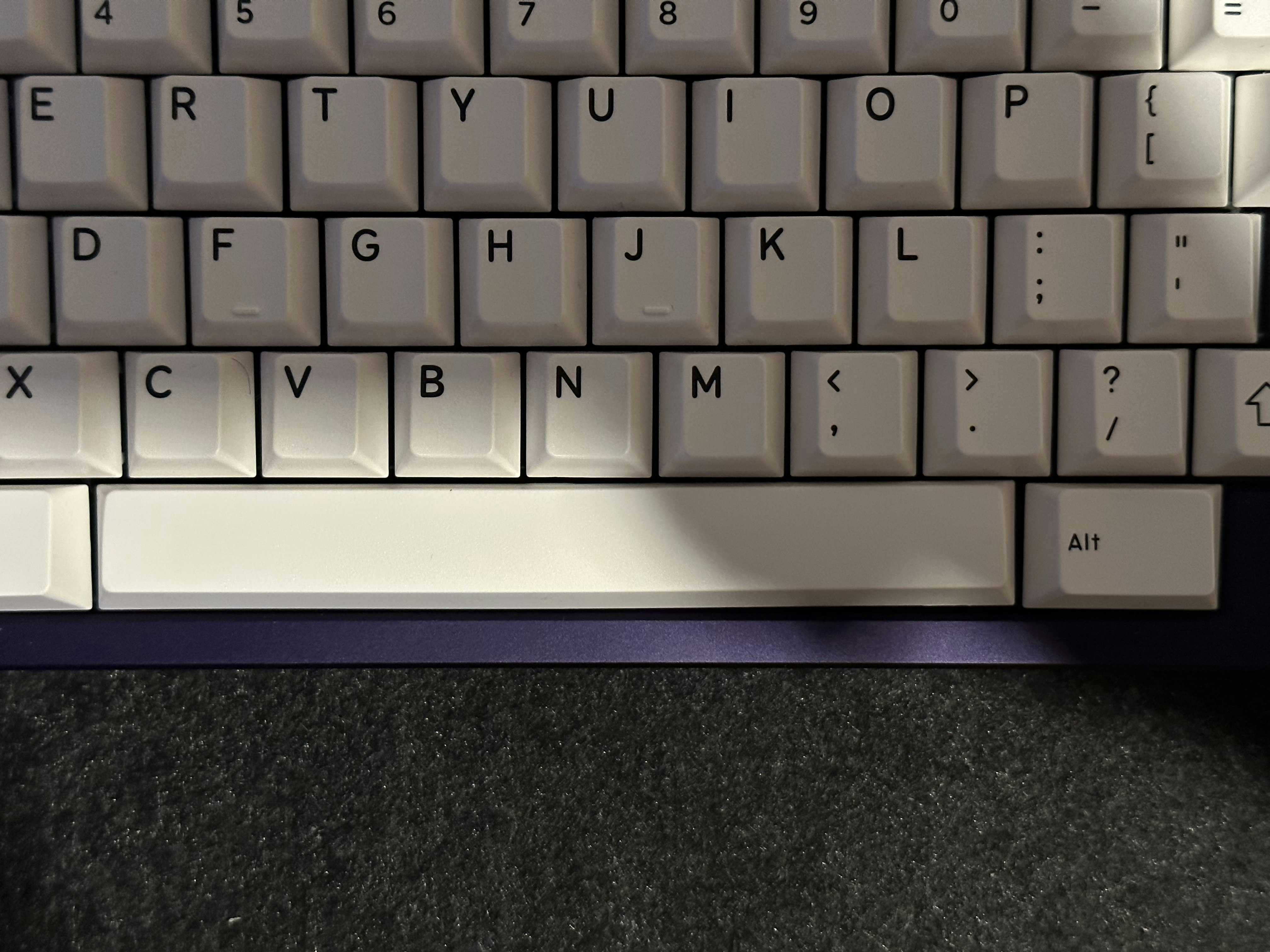 Not to mention what’s in the box, but this DCX spacebar is too awful ...