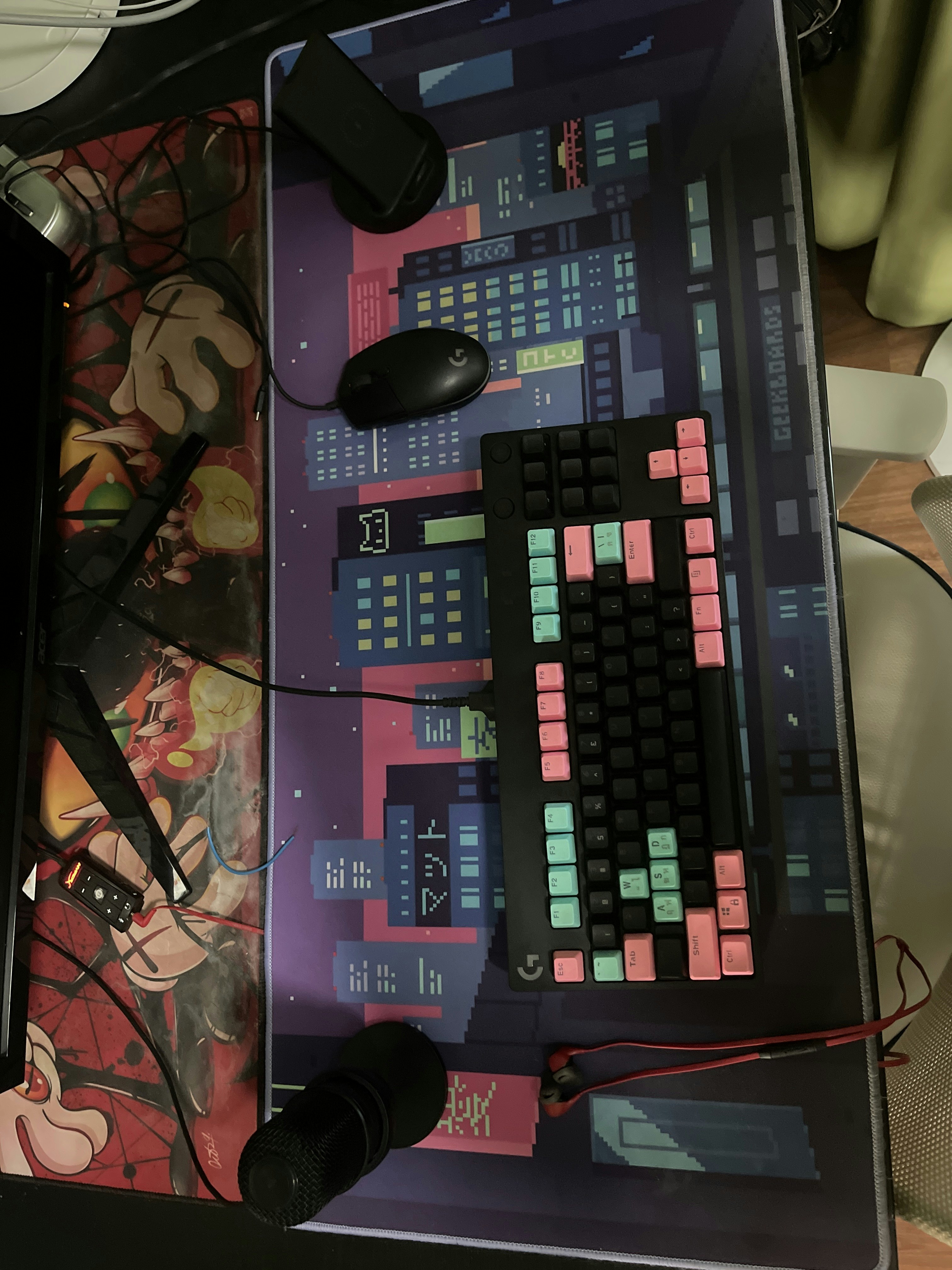 Geekboards Stitched-Edge Thick Cloth Desk Mats | Mechanical Keyboards ...