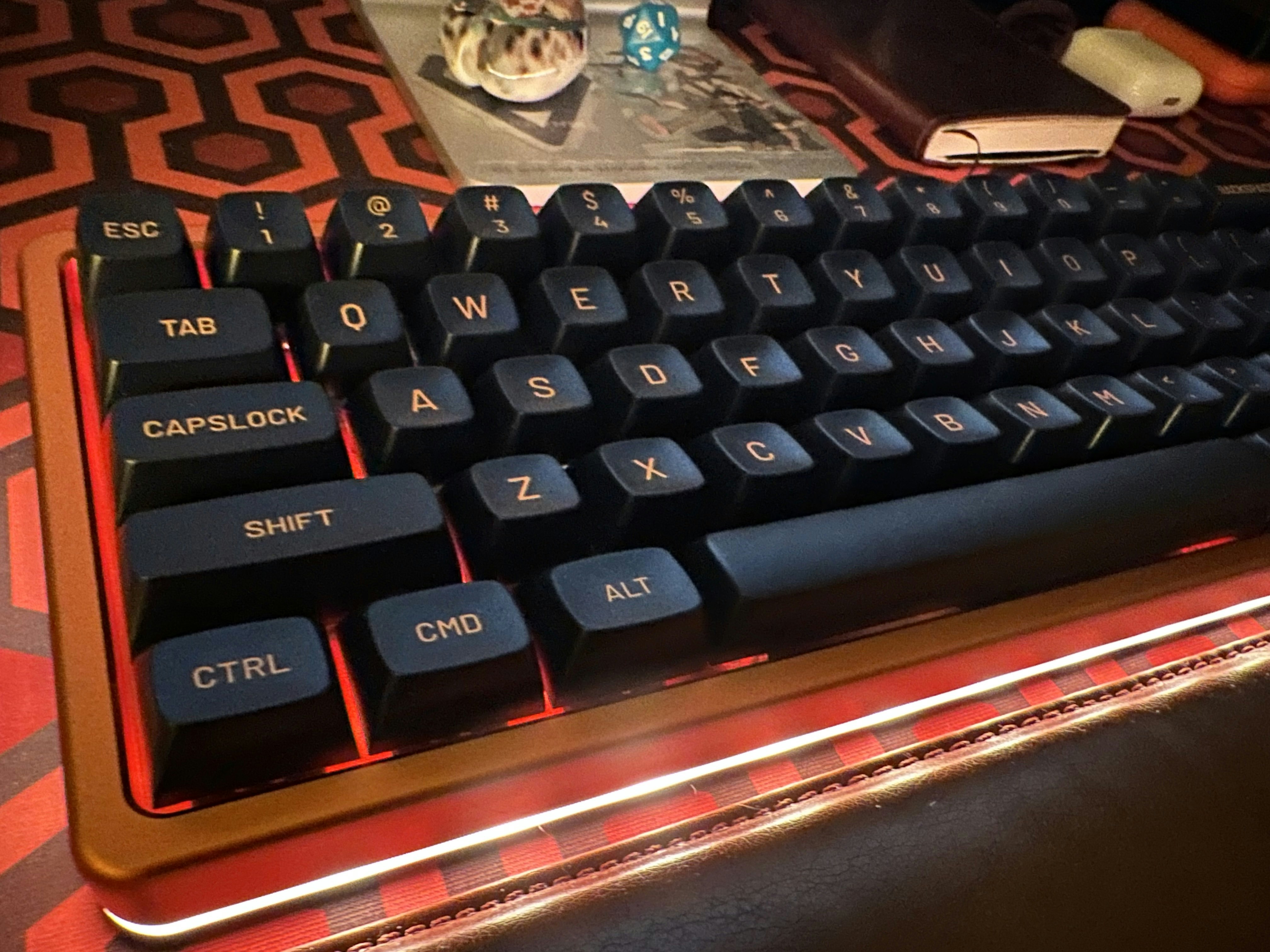 The perfect keyboard for writing tales. Love it. It's Shining. | Drop