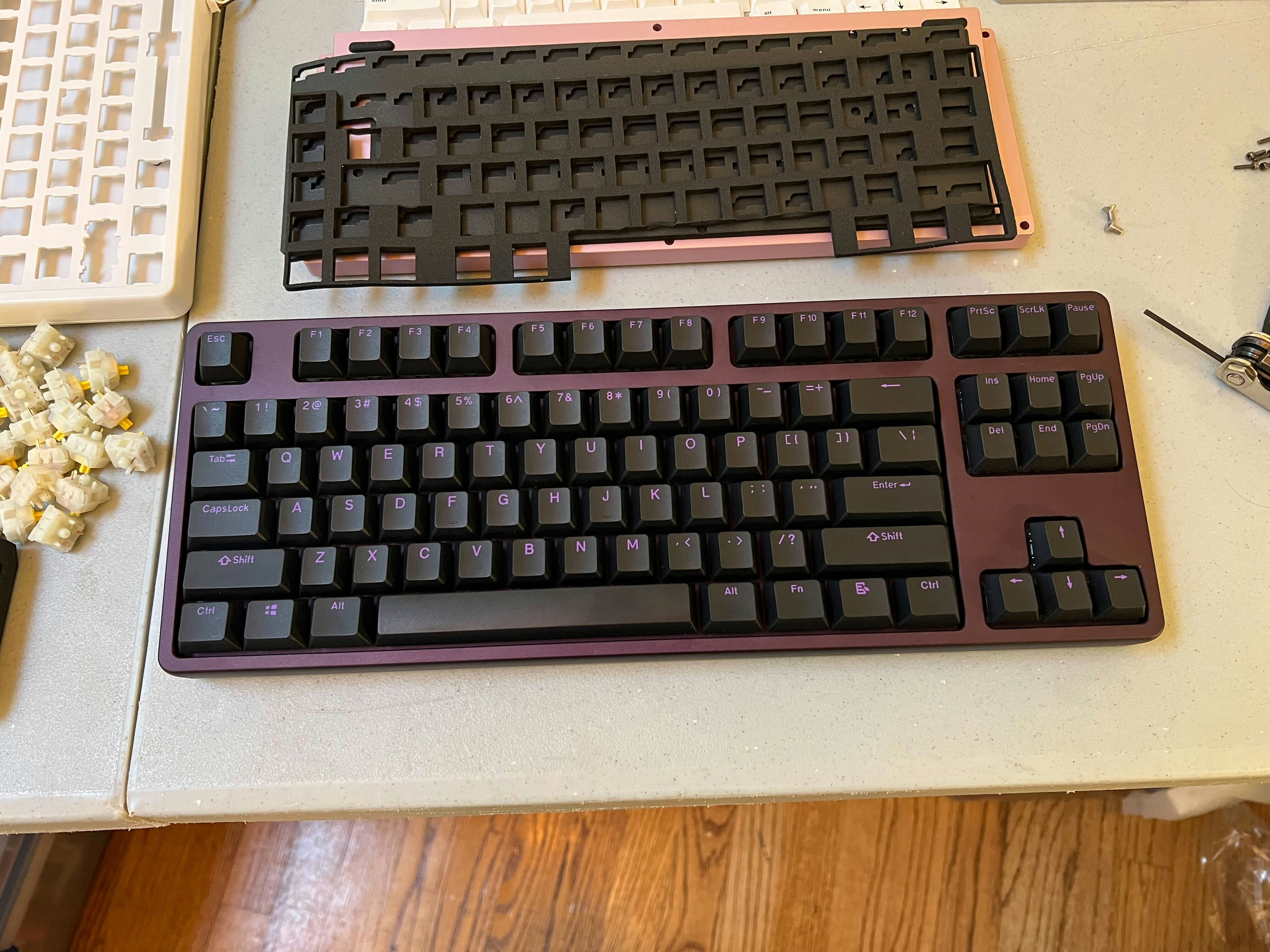 Drop CTRL V1 High-Profile Dark Purple Barebones Keyboard | Mechanical ...