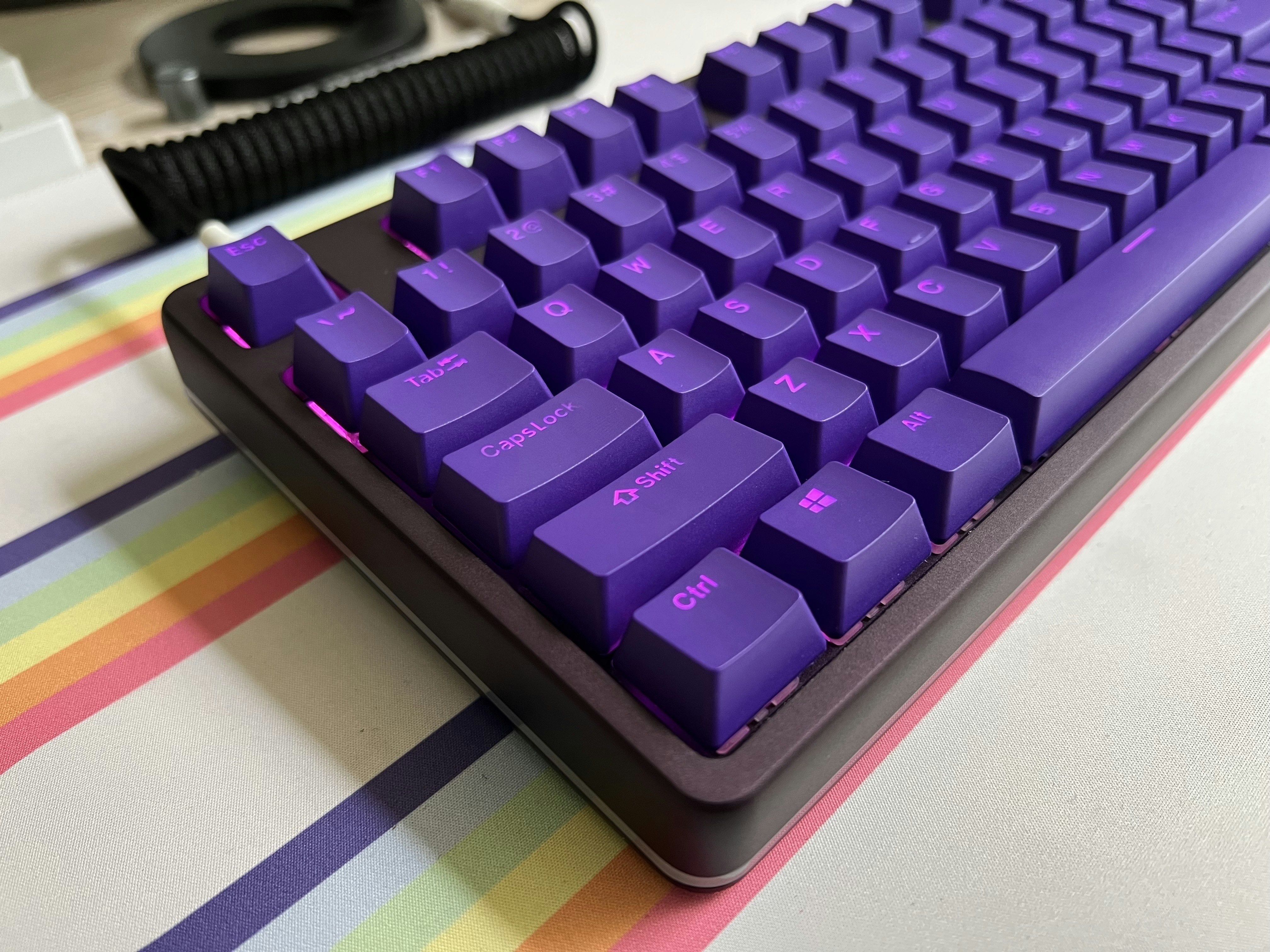 Drop CTRL V1 High-Profile Dark Purple Barebones Keyboard | Mechanical ...