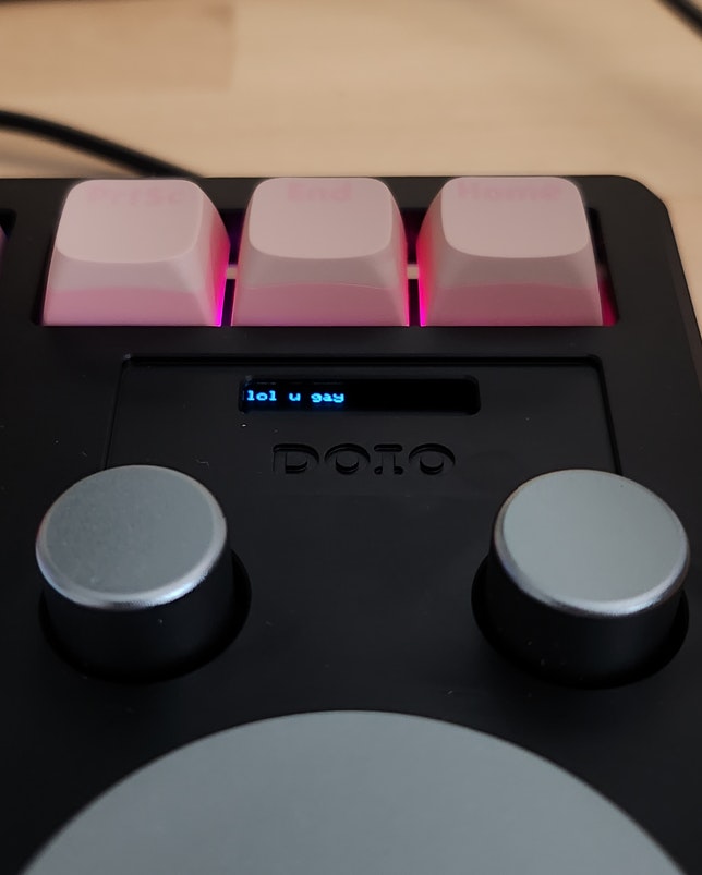 Megalodon Triple Knob 38% Keyboard With OLED Screen | Mechanical ...