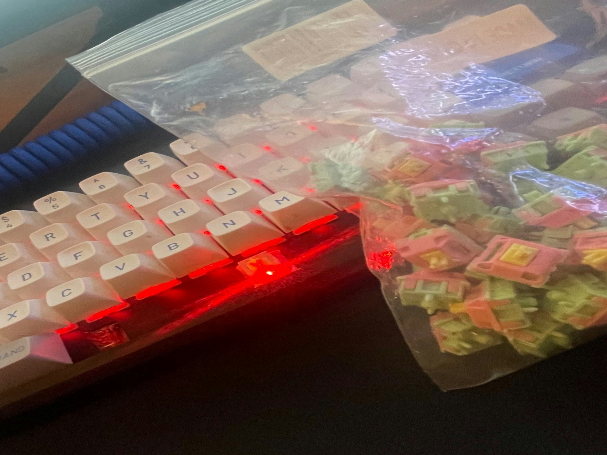 Keyfirst Cream Linear Custom Mechanical Switch | Mechanical Keyboards ...