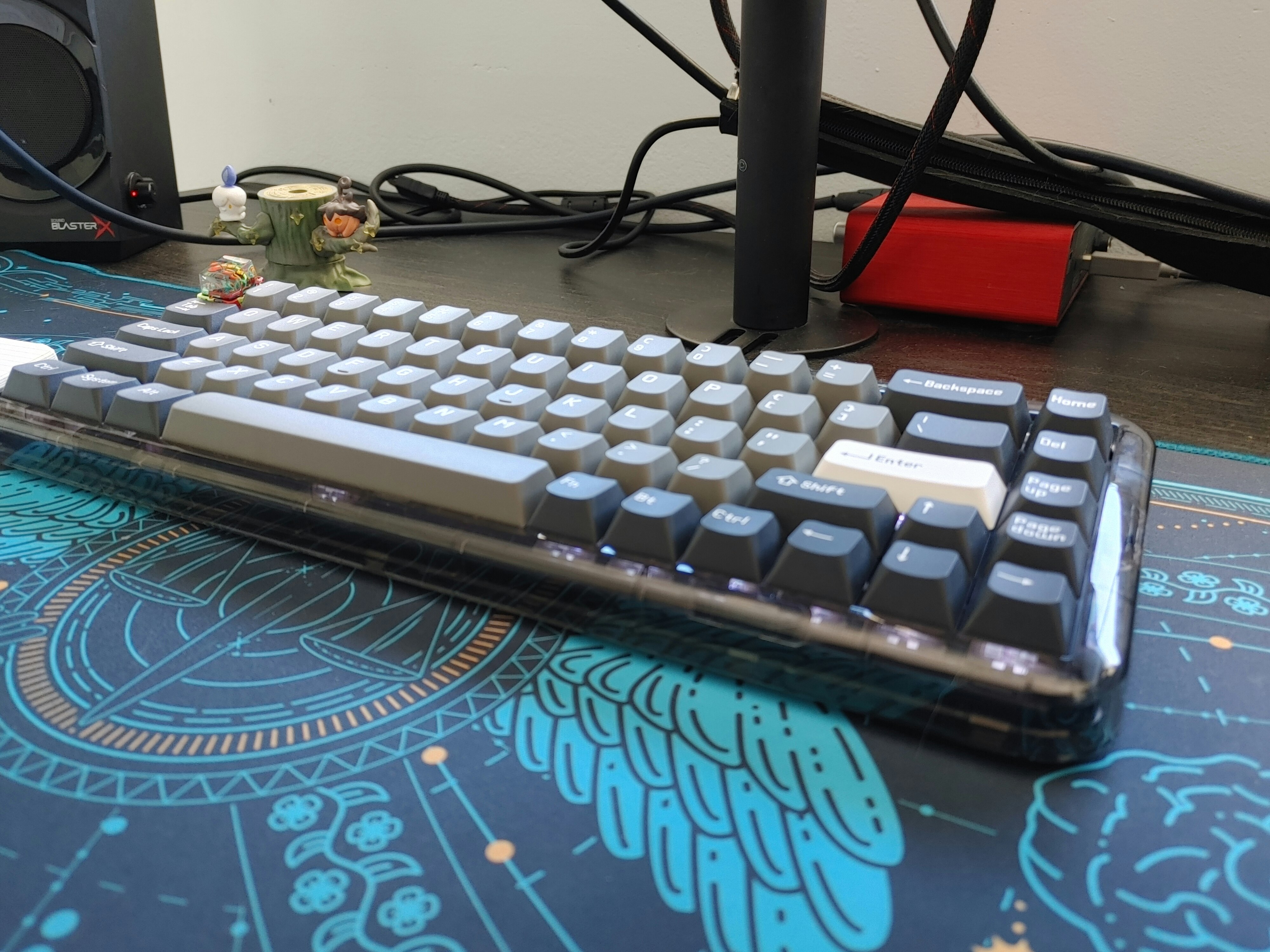 MelGeek Mojo68 65% Wireless RGB Hot-Swappable Keyboard | Mechanical ...