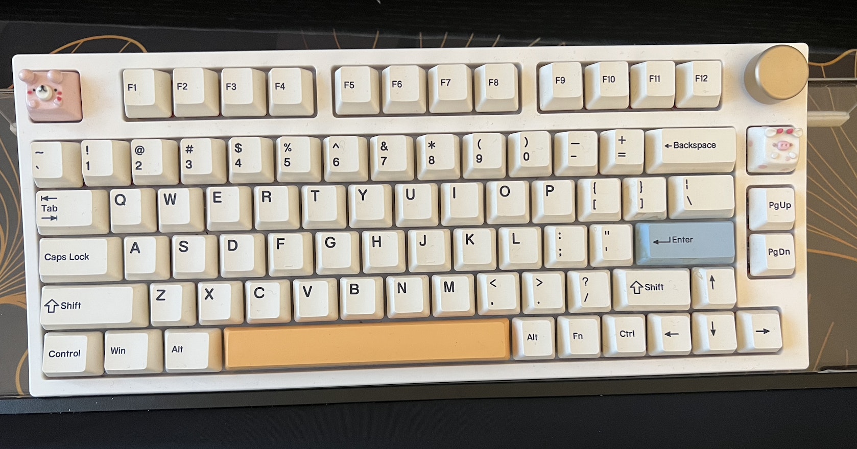 Keydous NJ80 Bluetooth RGB Hot-Swappable Keyboard | 75% Mechanical ...