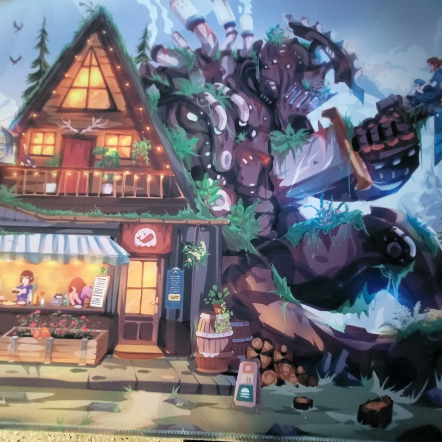 Drop + Chasing Artwork Smok'n Sword Burgers Desk Mat | Battlestations ...