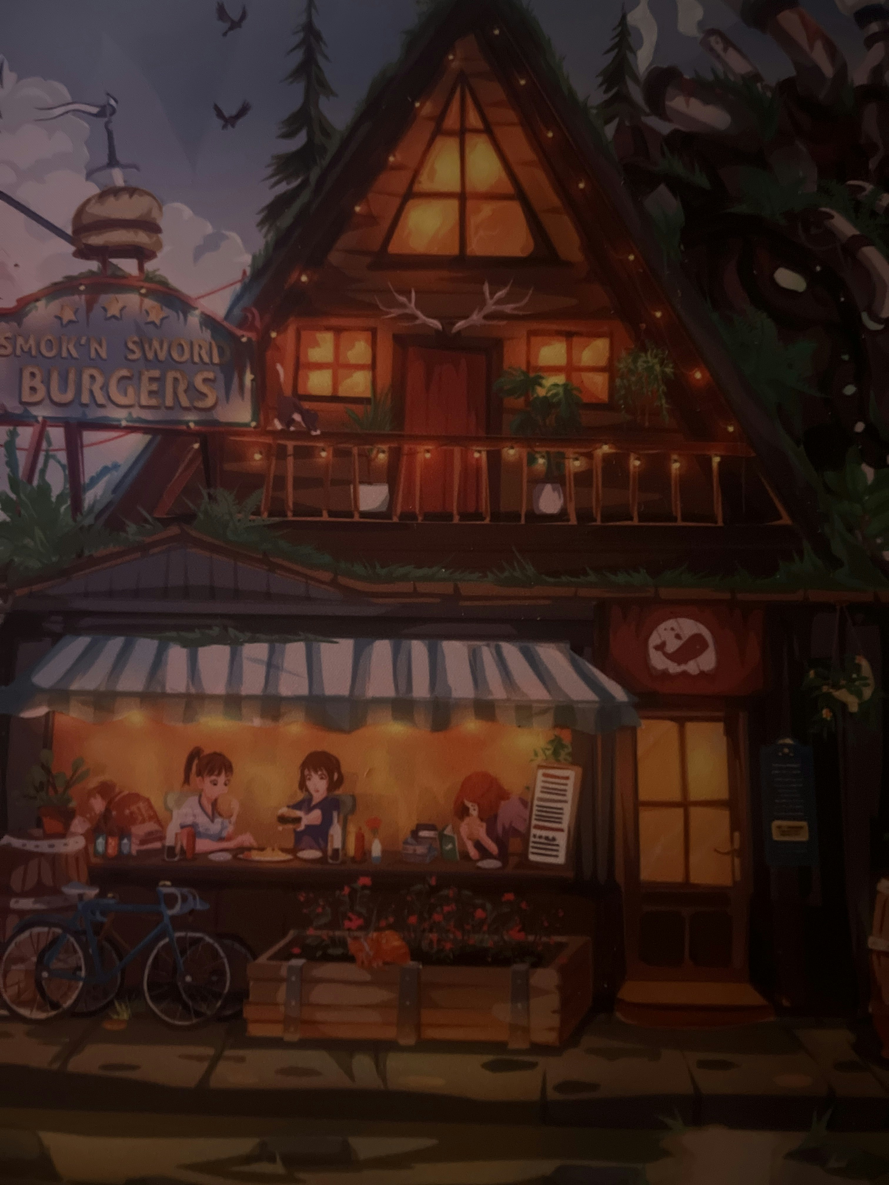 Drop + Chasing Artwork Smok'n Sword Burgers Desk Mat | Battlestations ...