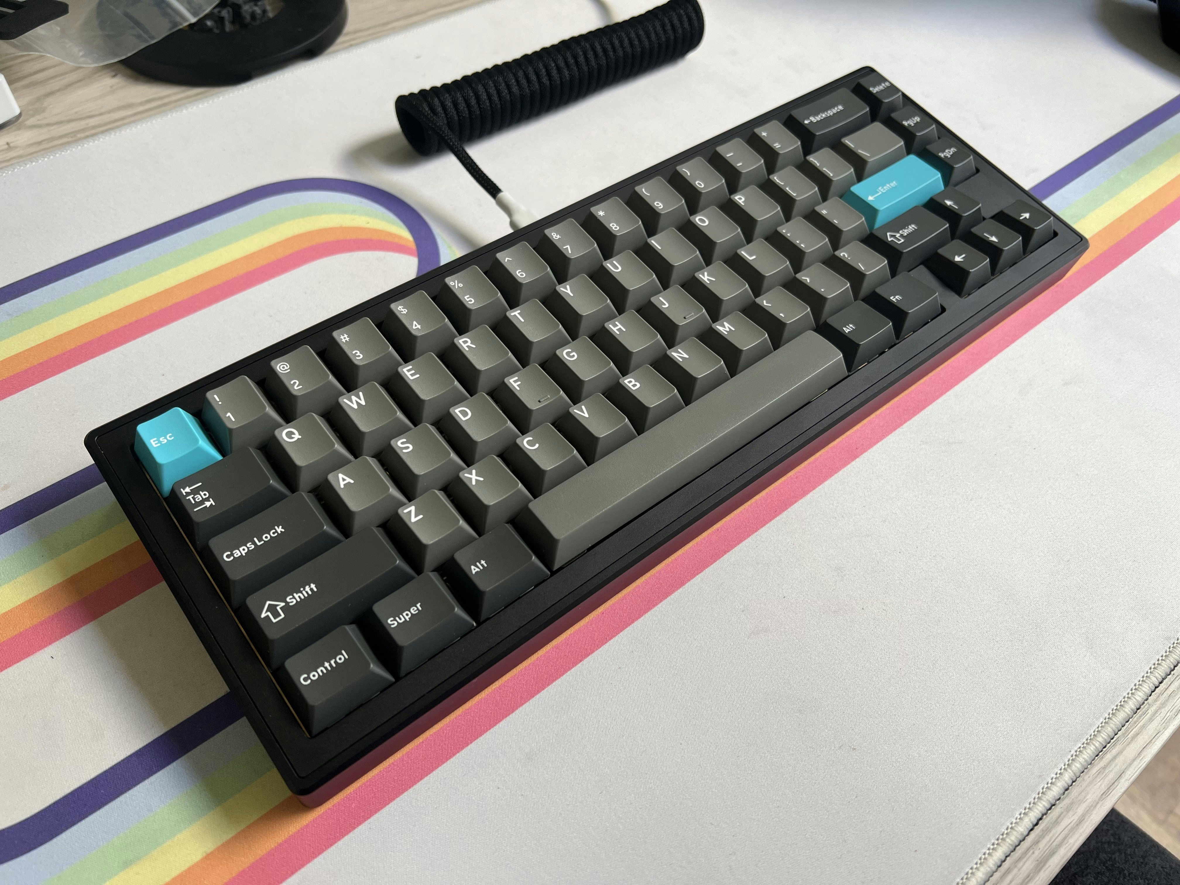 Zoo65 Black with DCX Dolch keycaps | Drop