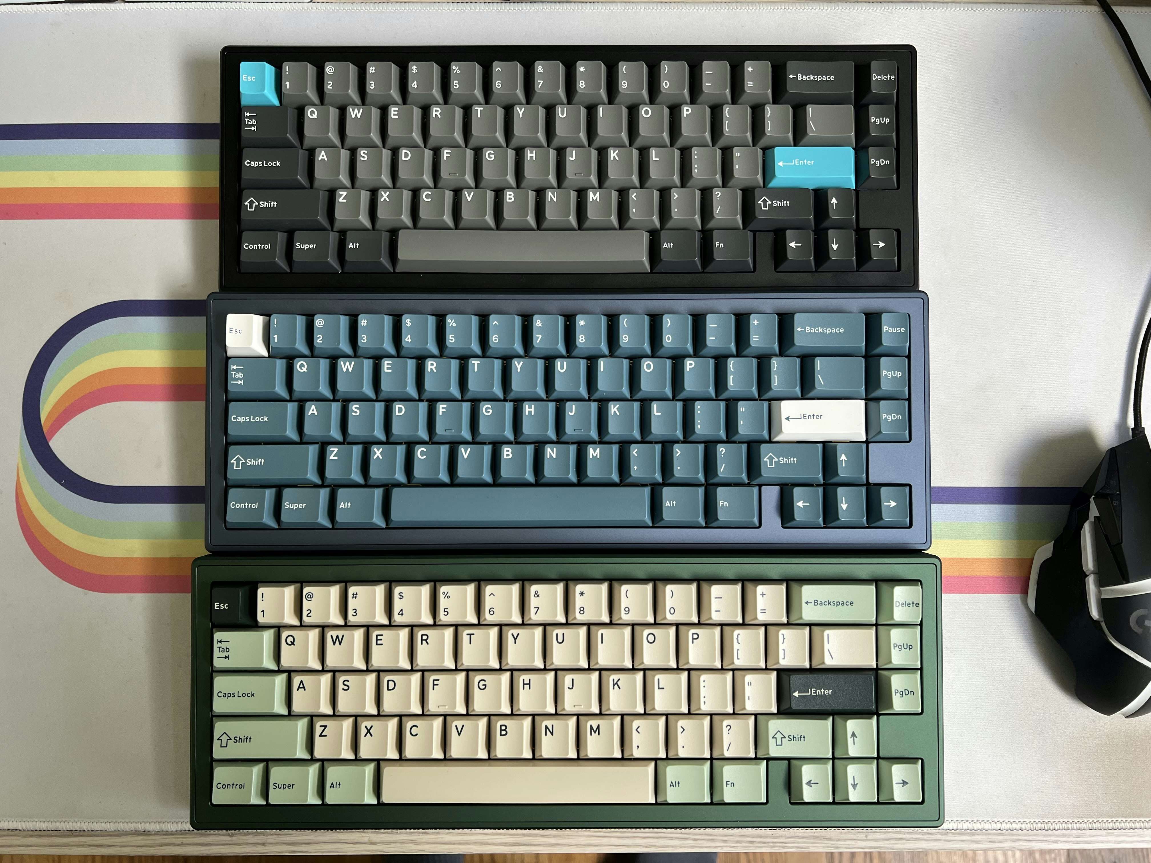 Zoo65 Black w/DCX Dolch, Blue w/DCX Permafrost, Green w/DCX Jasmine | Drop