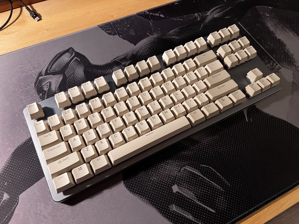 skylight keycaps and desk mat | Drop