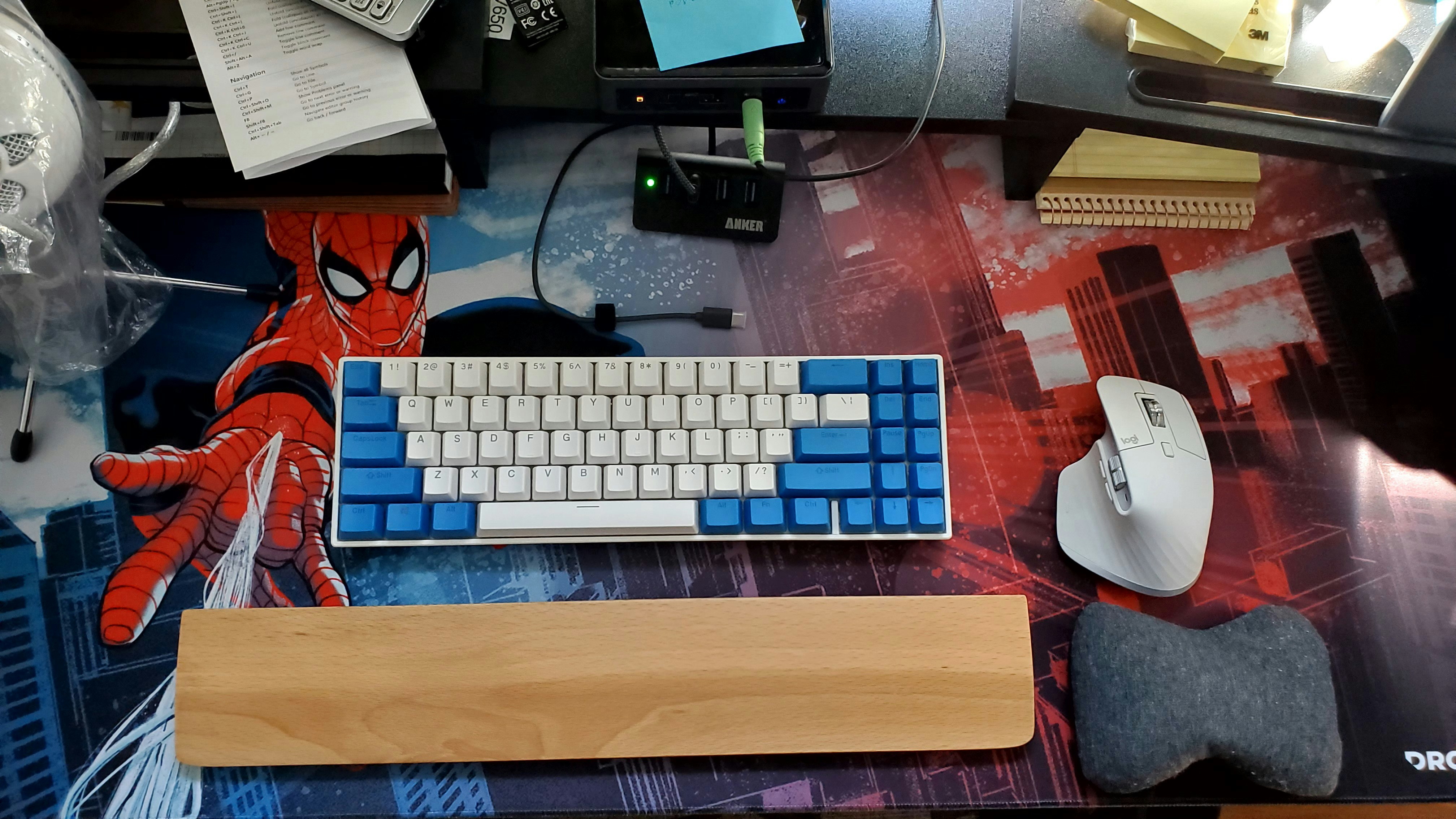 Drop + Marvel Spider-Man Pursuit Desk Mat | Mechanical Keyboards | Desk ...