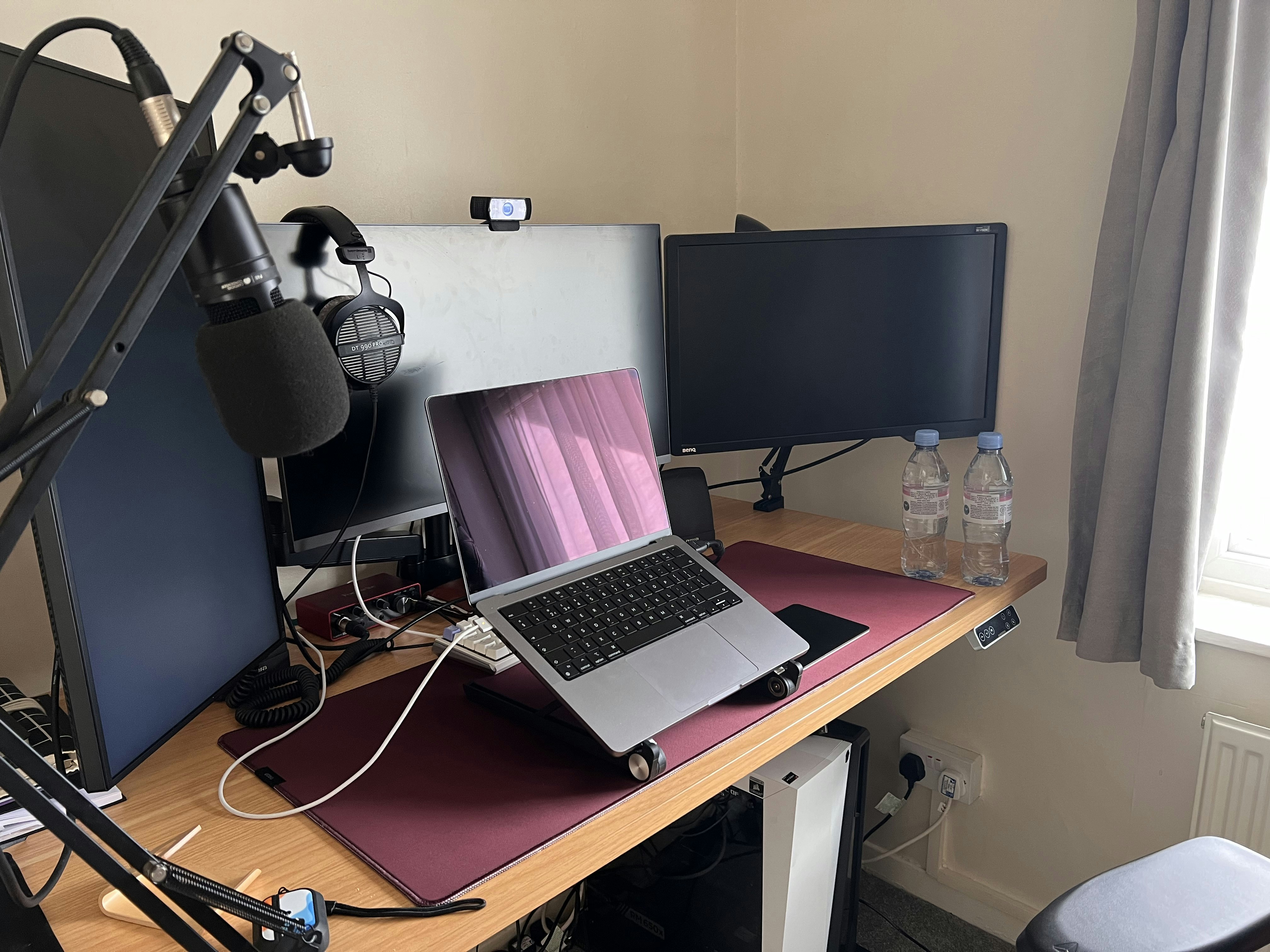 Drop Strata Desk Mat - Steel (Medium Gray) | Battlestations | Desk Mats ...