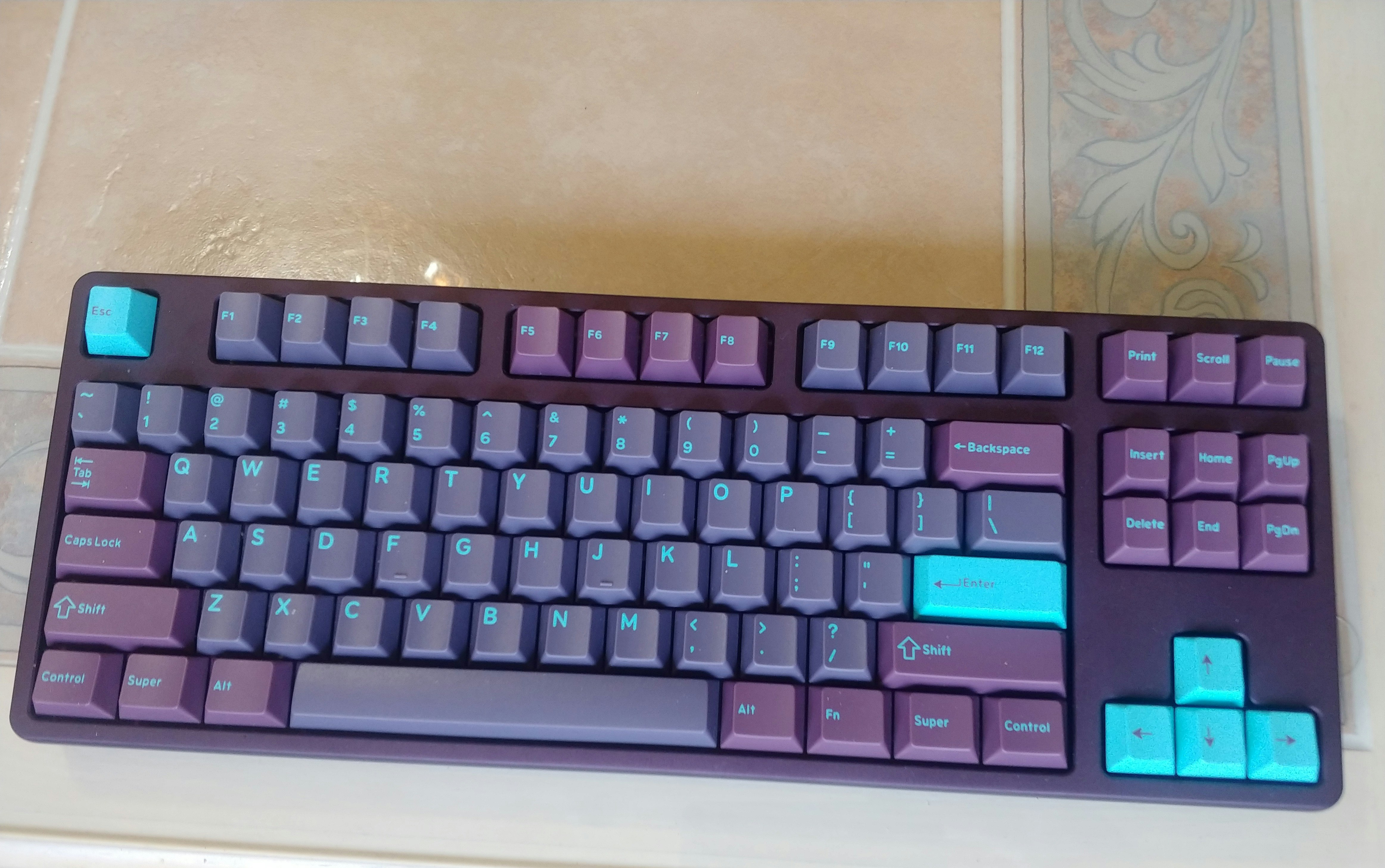 Drop CTRL V1 High-Profile Dark Purple Barebones Keyboard | Mechanical ...