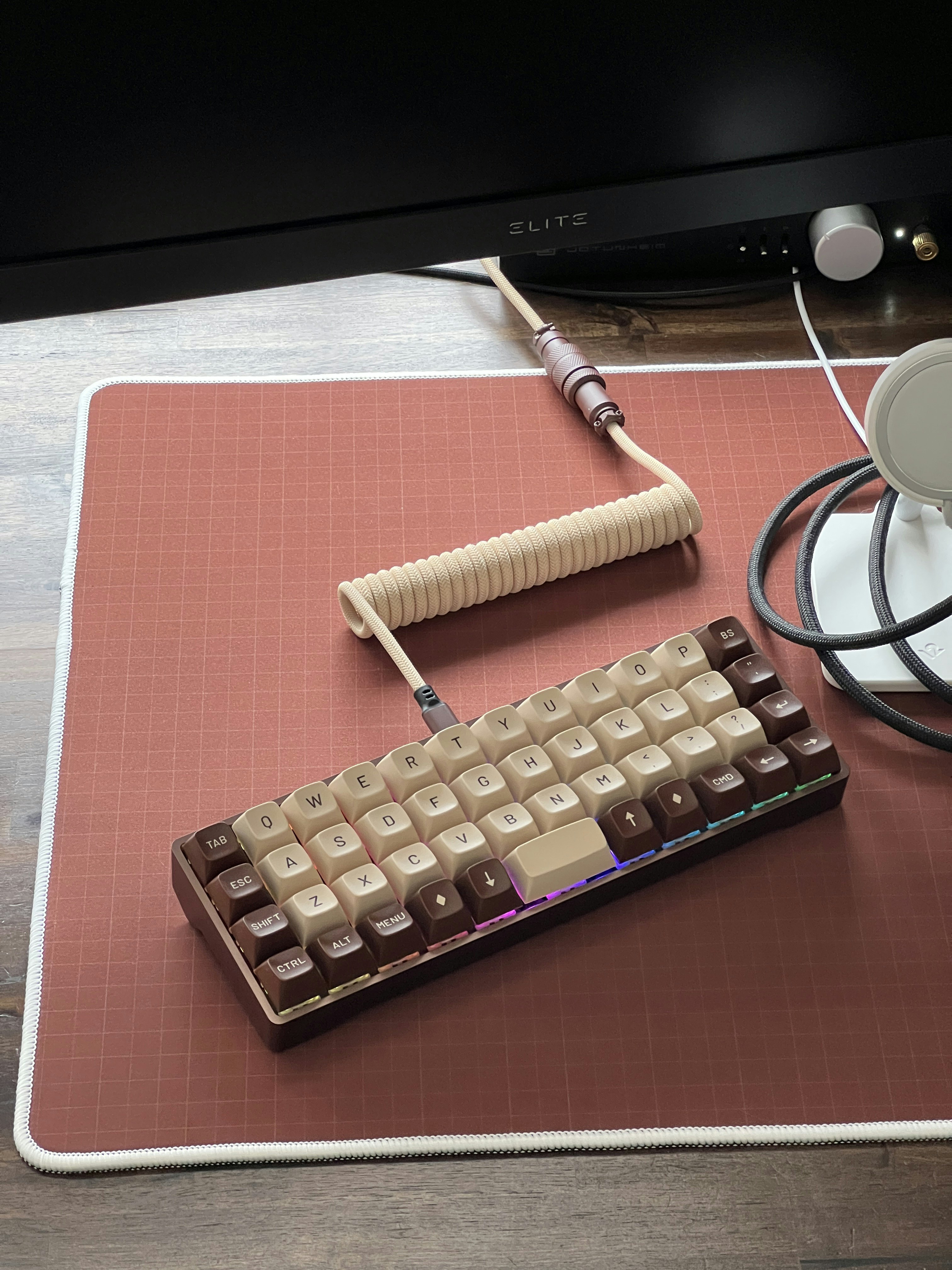 Drop + Noctua Coiled Aviator Keyboard Cable | Mechanical Keyboards ...