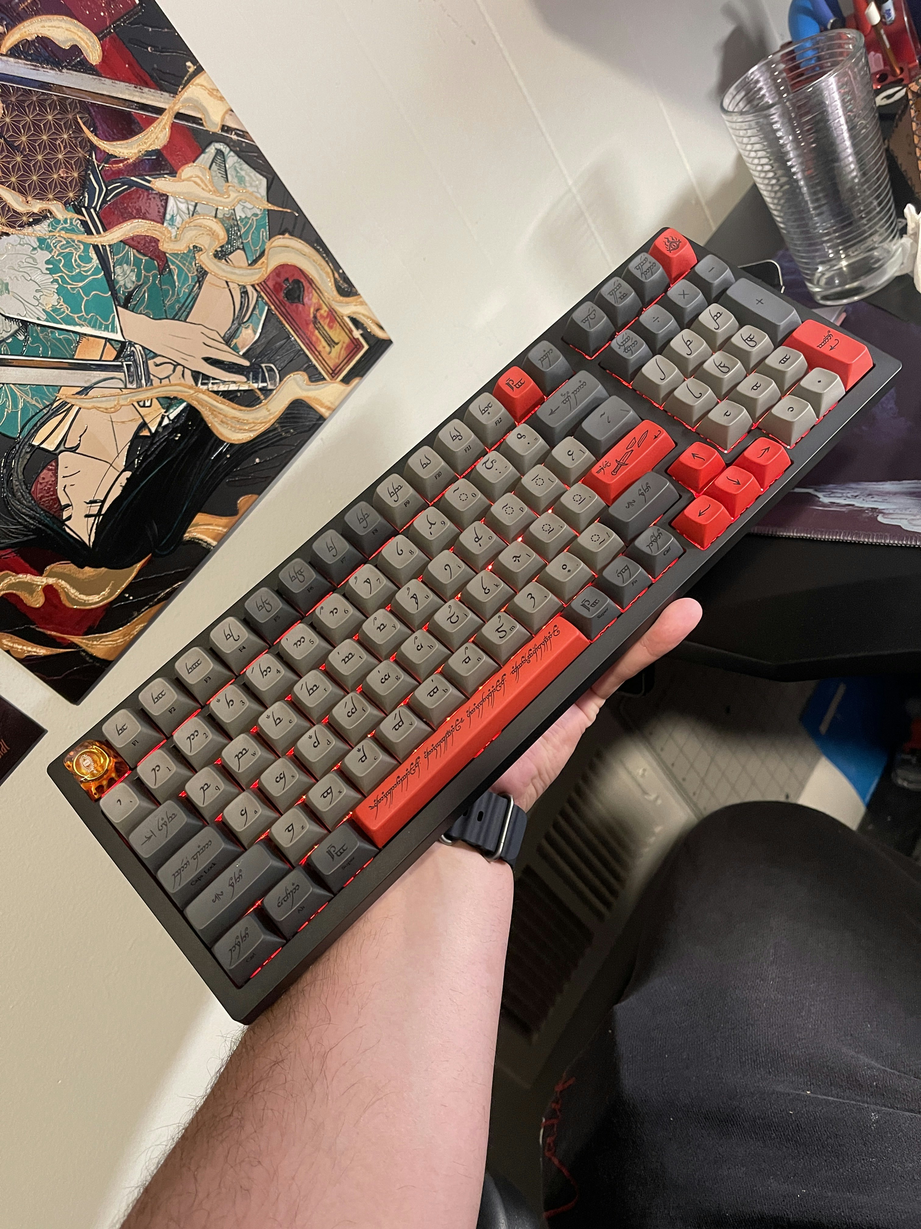 Drop + The Lord of the Rings™ MT3 Black Speech Keycap Set | Mechanical ...