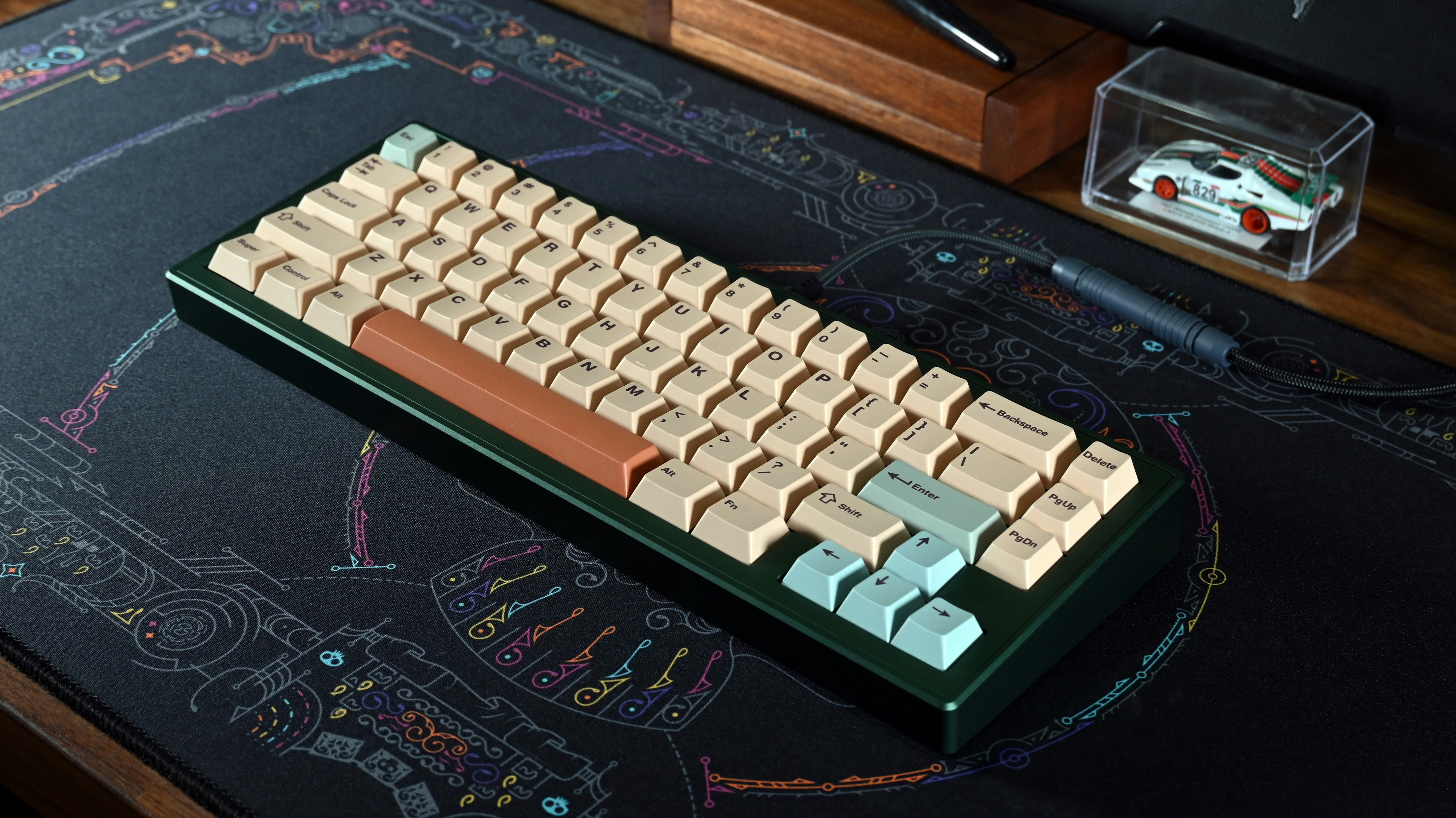 Zoo65 with Cherry Sand keycaps | Drop