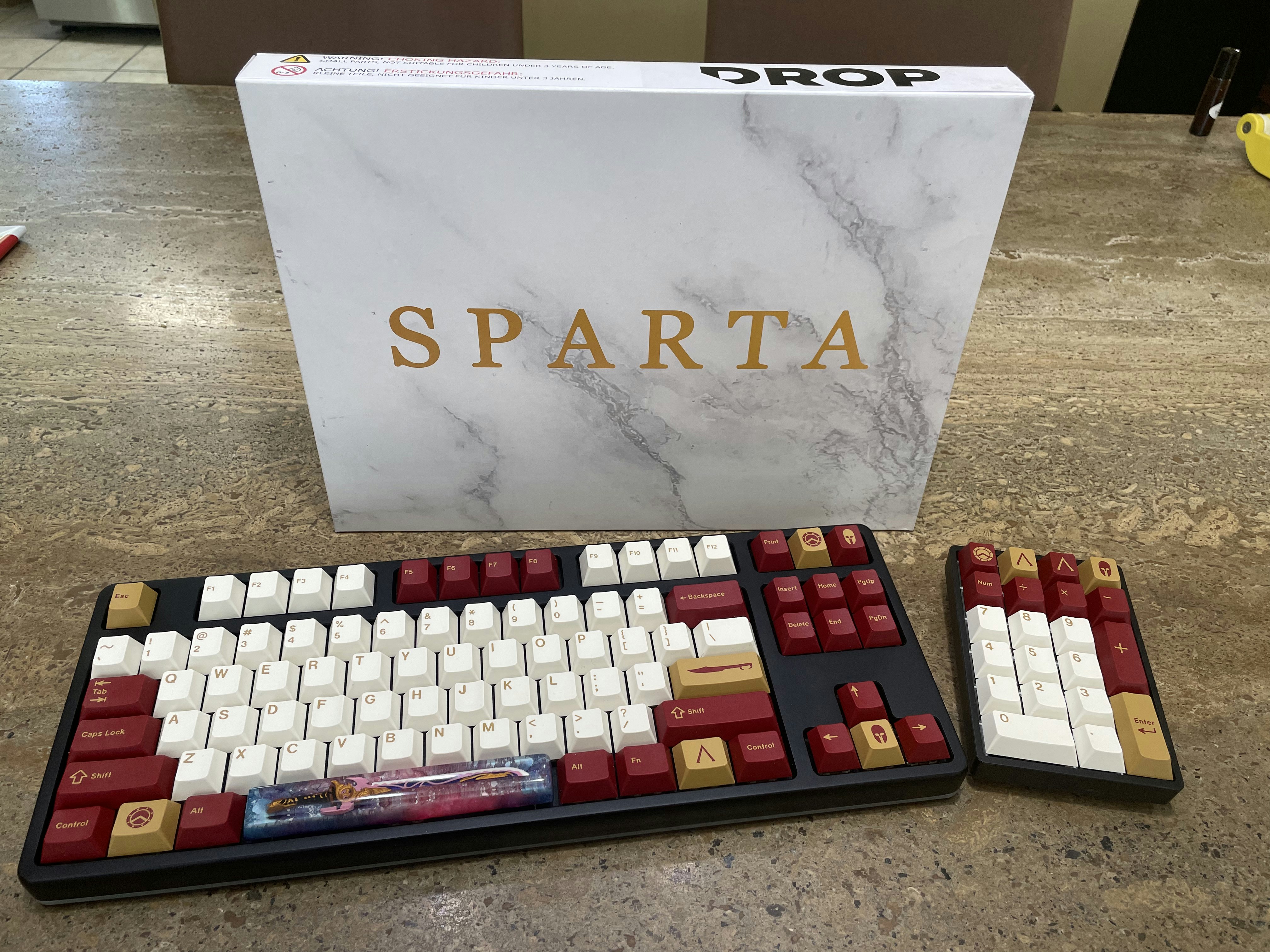 Sparta Keycaps finally came in! | Drop