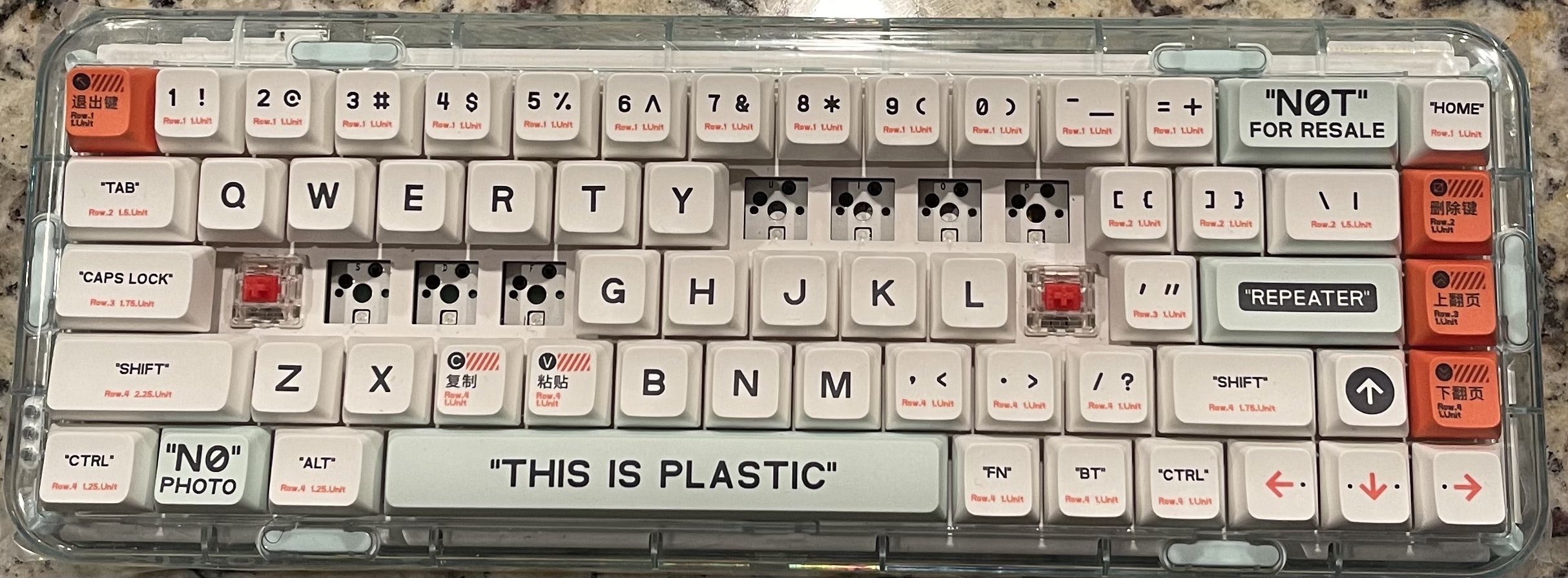 MelGeek Mojo68 Wireless Plastic Keyboard | Mechanical Keyboards ...