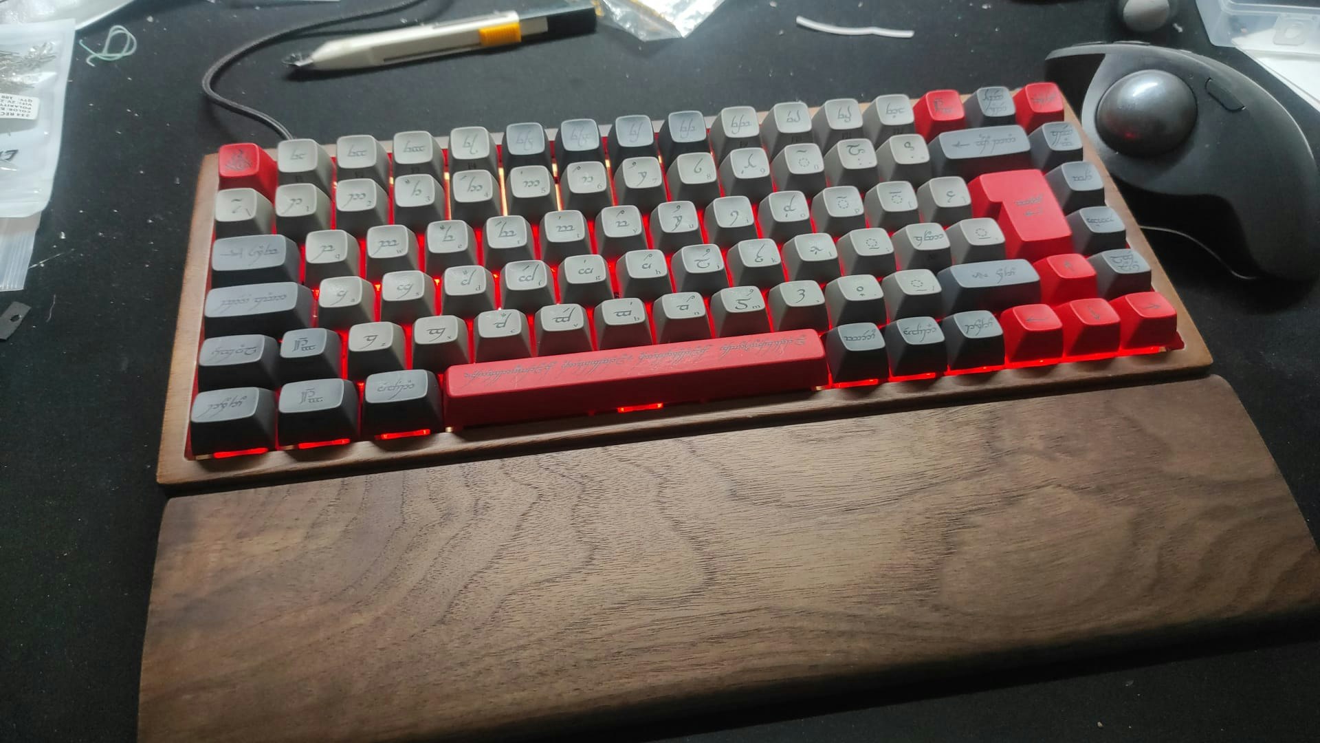 Drop + The Lord of the Rings MT3 Black Speech Keycap Set | Mechanical ...