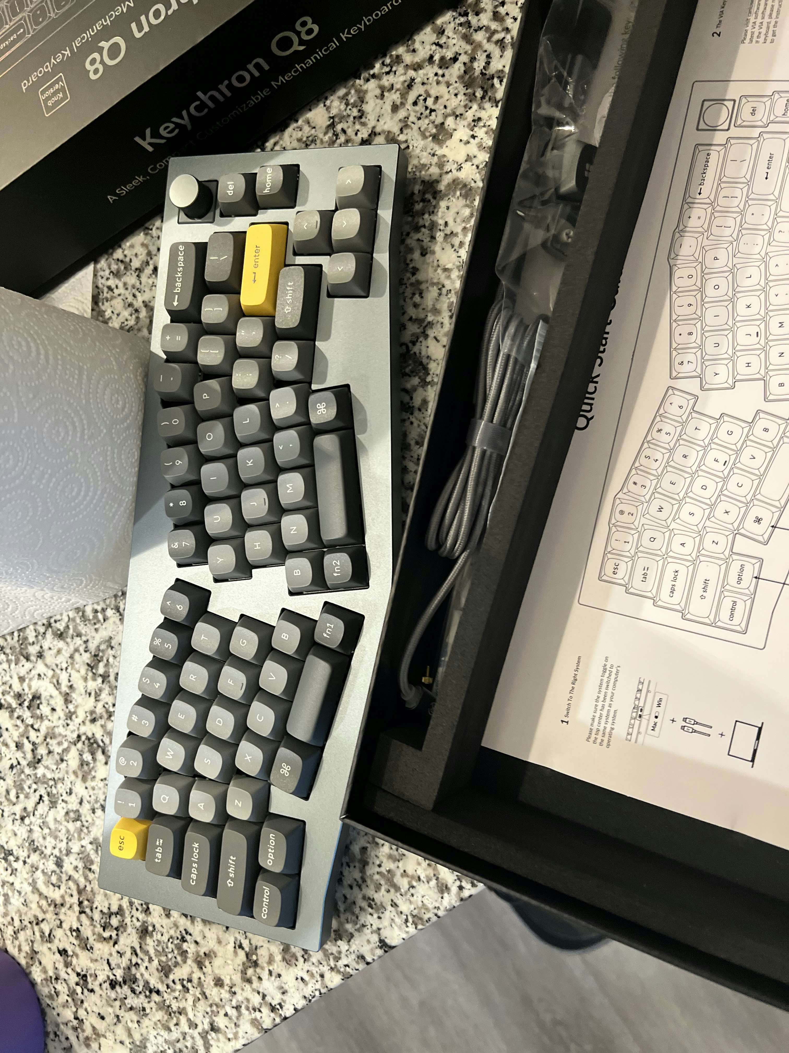 Keychron Q8 Alice Gasket Keyboard | Mechanical Keyboards | Full Size ...