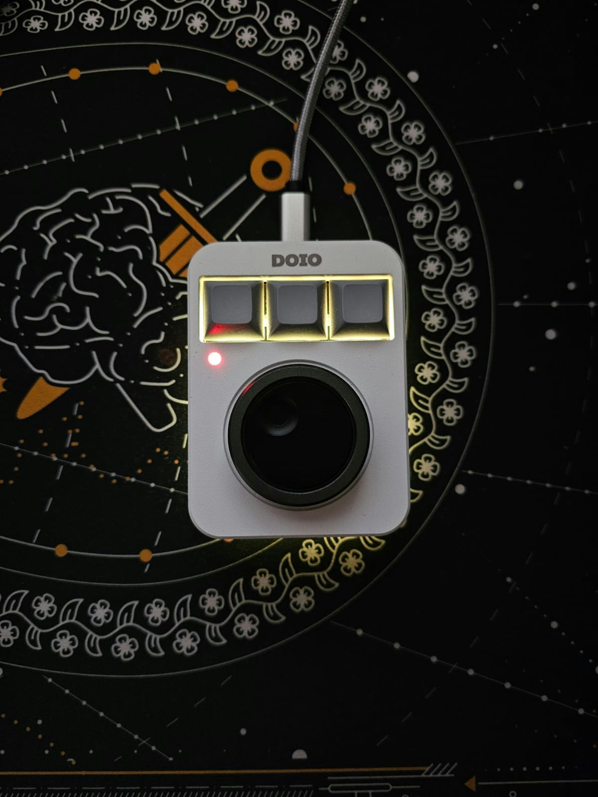 Megalodon Dual Layer Knob Macropad - Yellow | Mechanical Keyboards ...