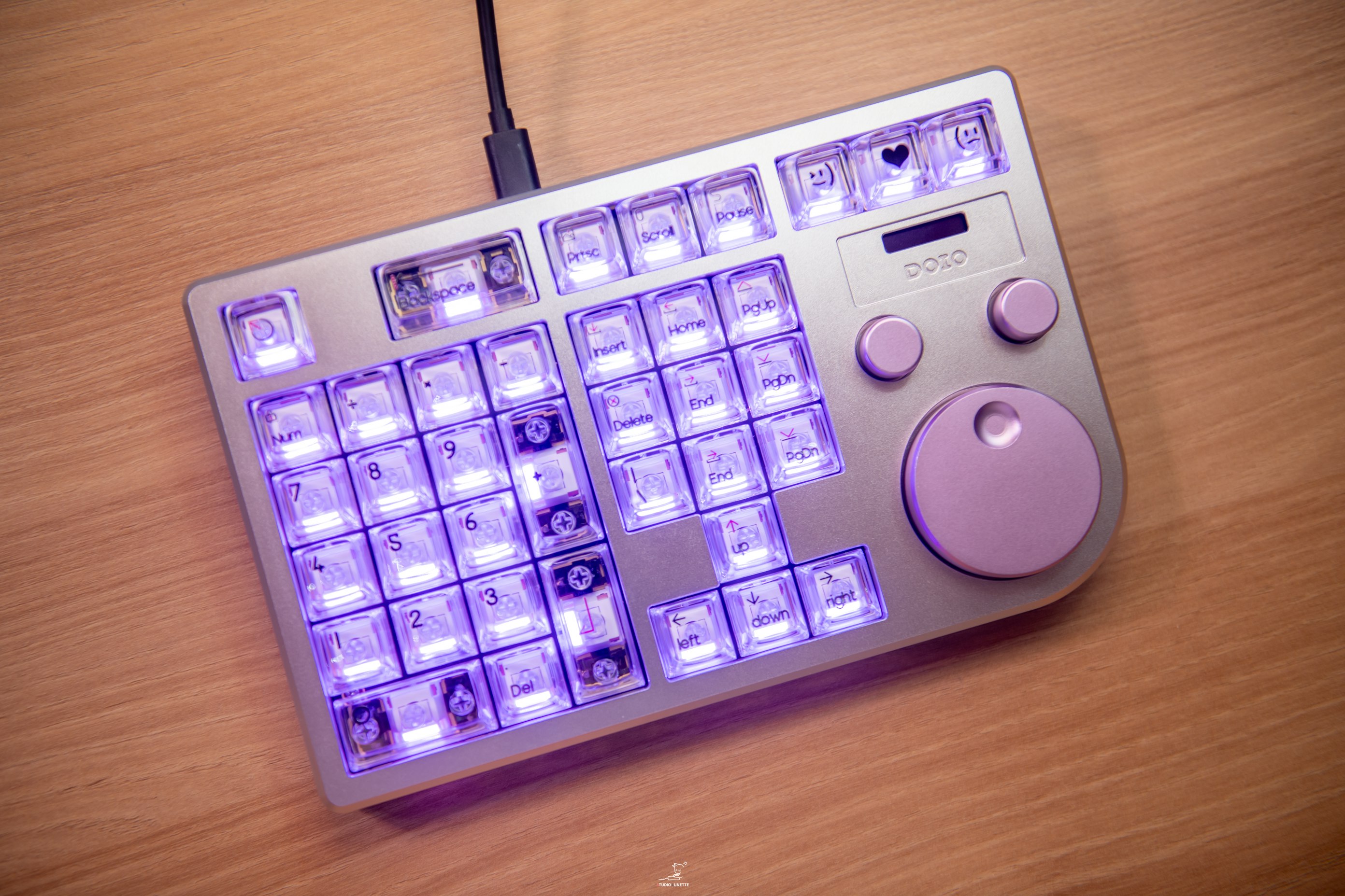 Megalodon Triple Knob 38% Keyboard With OLED Screen | Mechanical ...