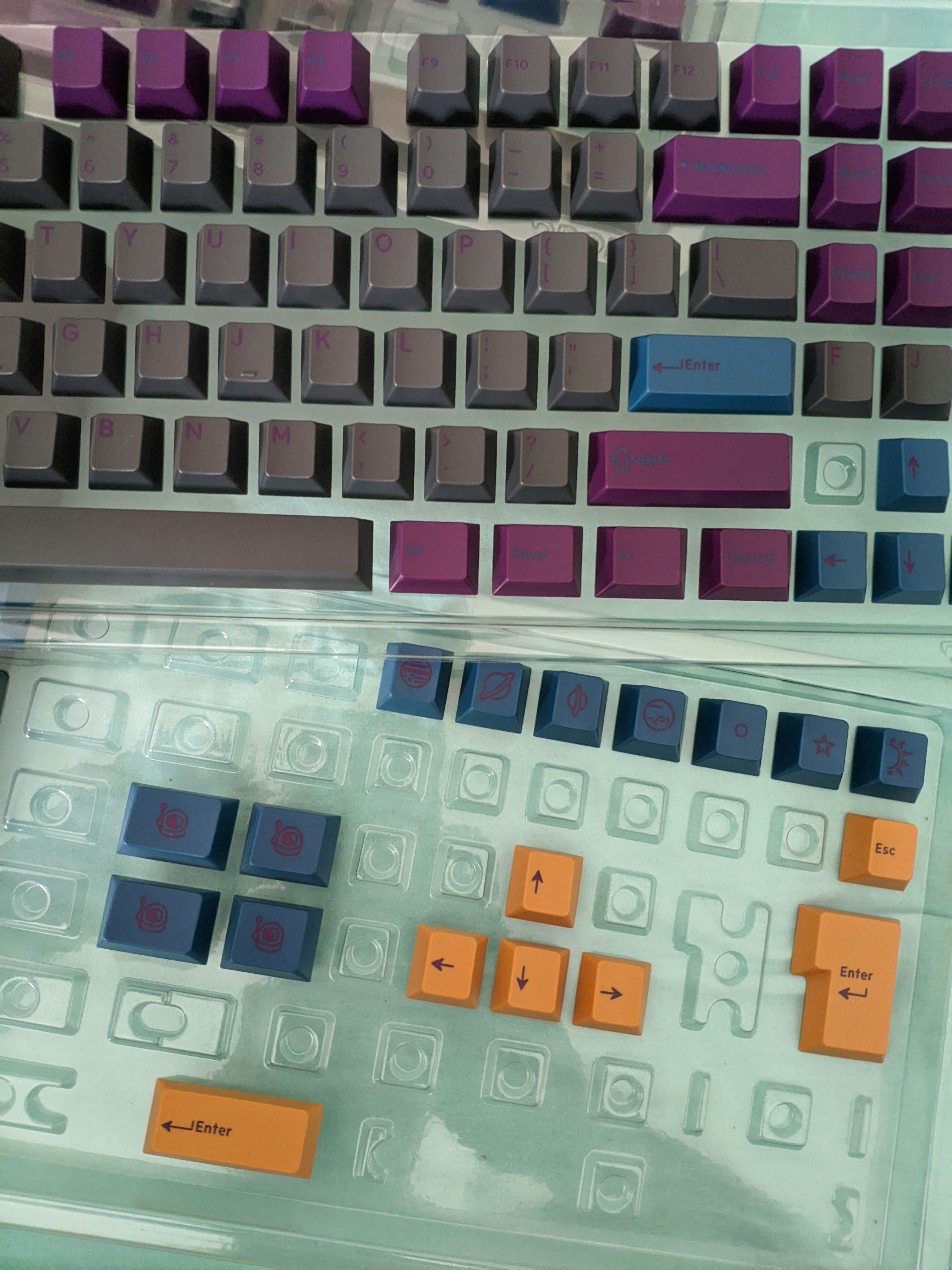 Drop + Booper DCX Deep Space Keycap Set - Orion Base Kit | Mechanical ...